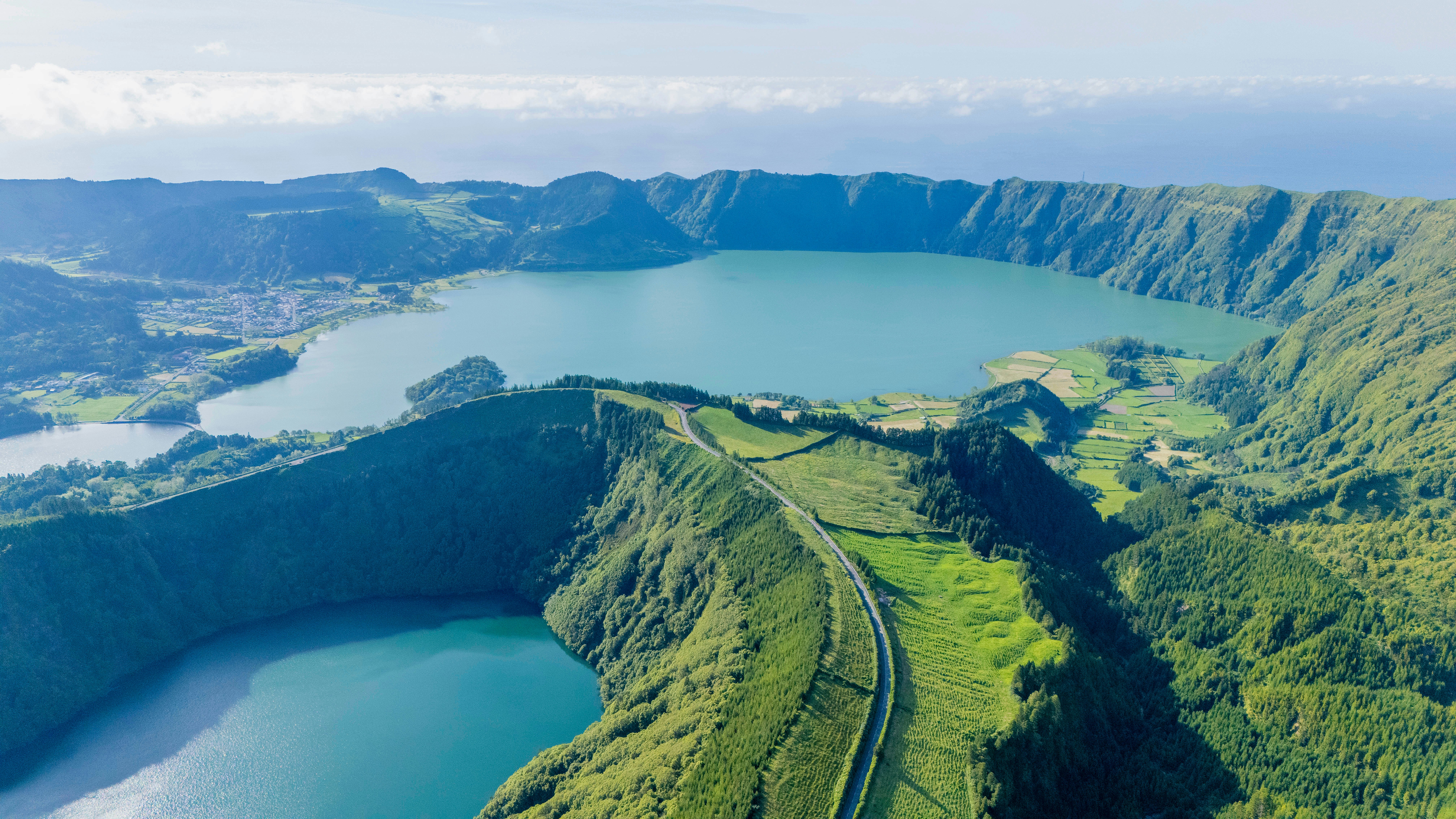 Rim Road Overlook: A Volcanic Caldera Filled with Blue Truths
