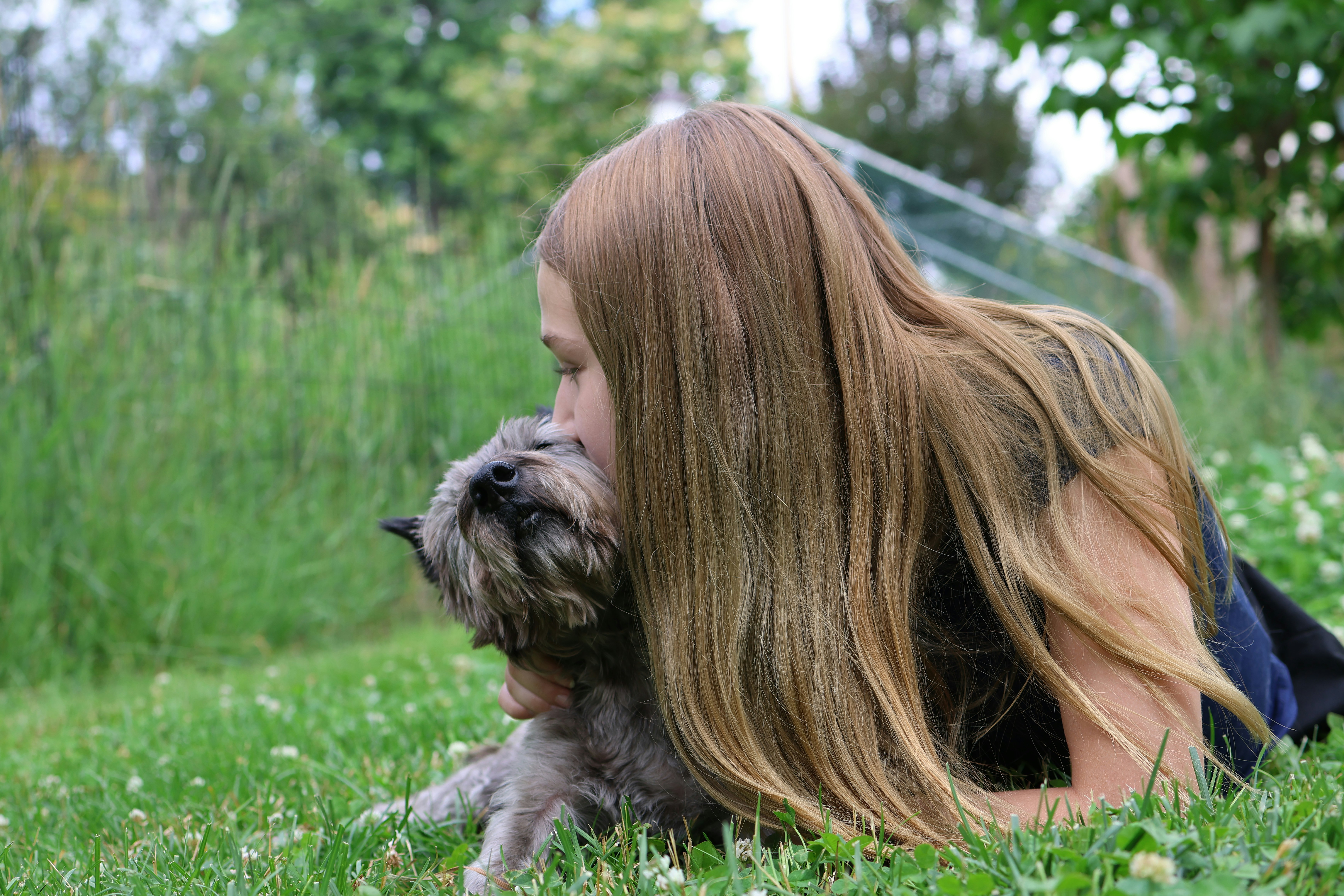 Lovers in the Meadow: Tender Moment Close-Up