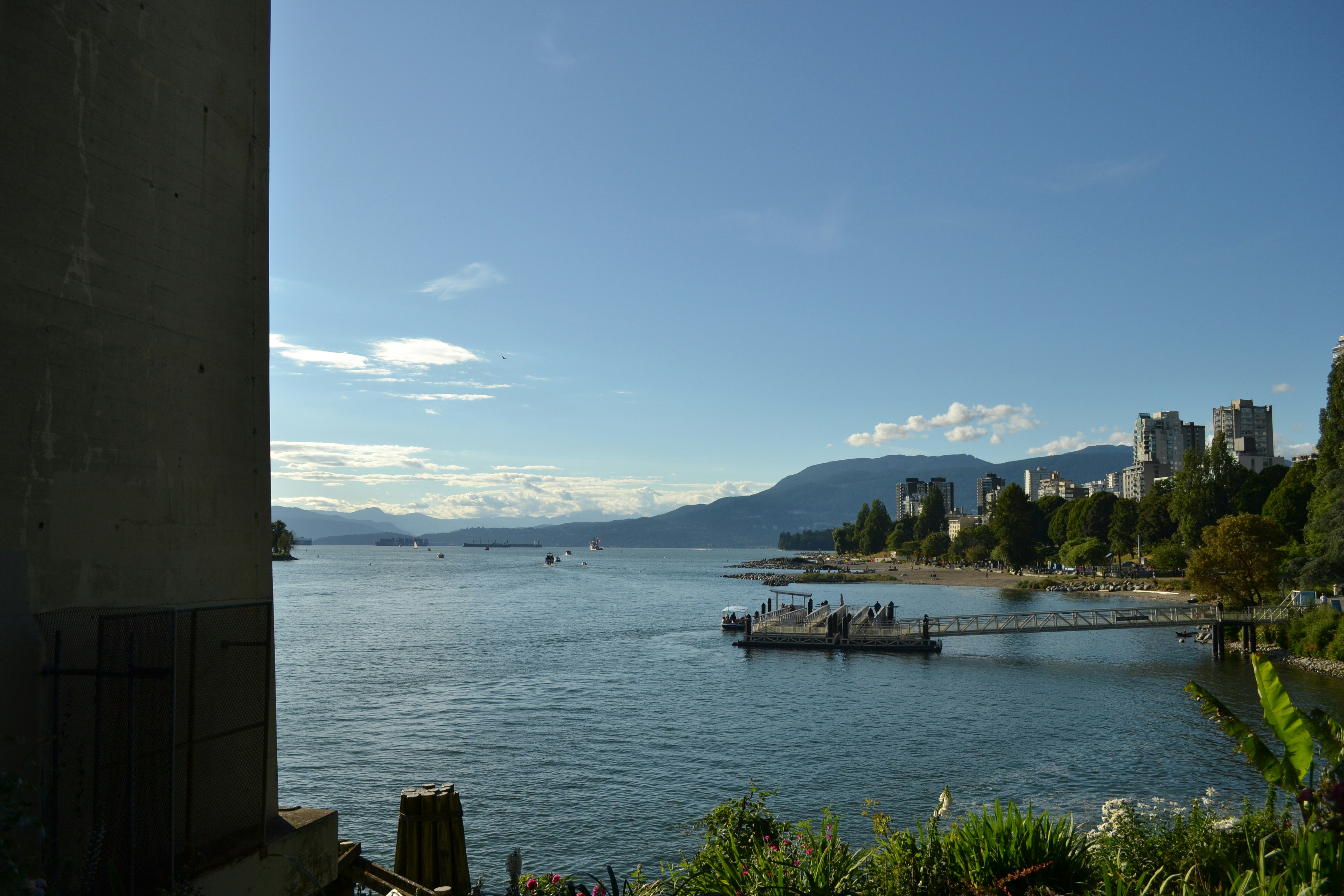 Lakeside Vista: Calm Waters Meet a City Ridge