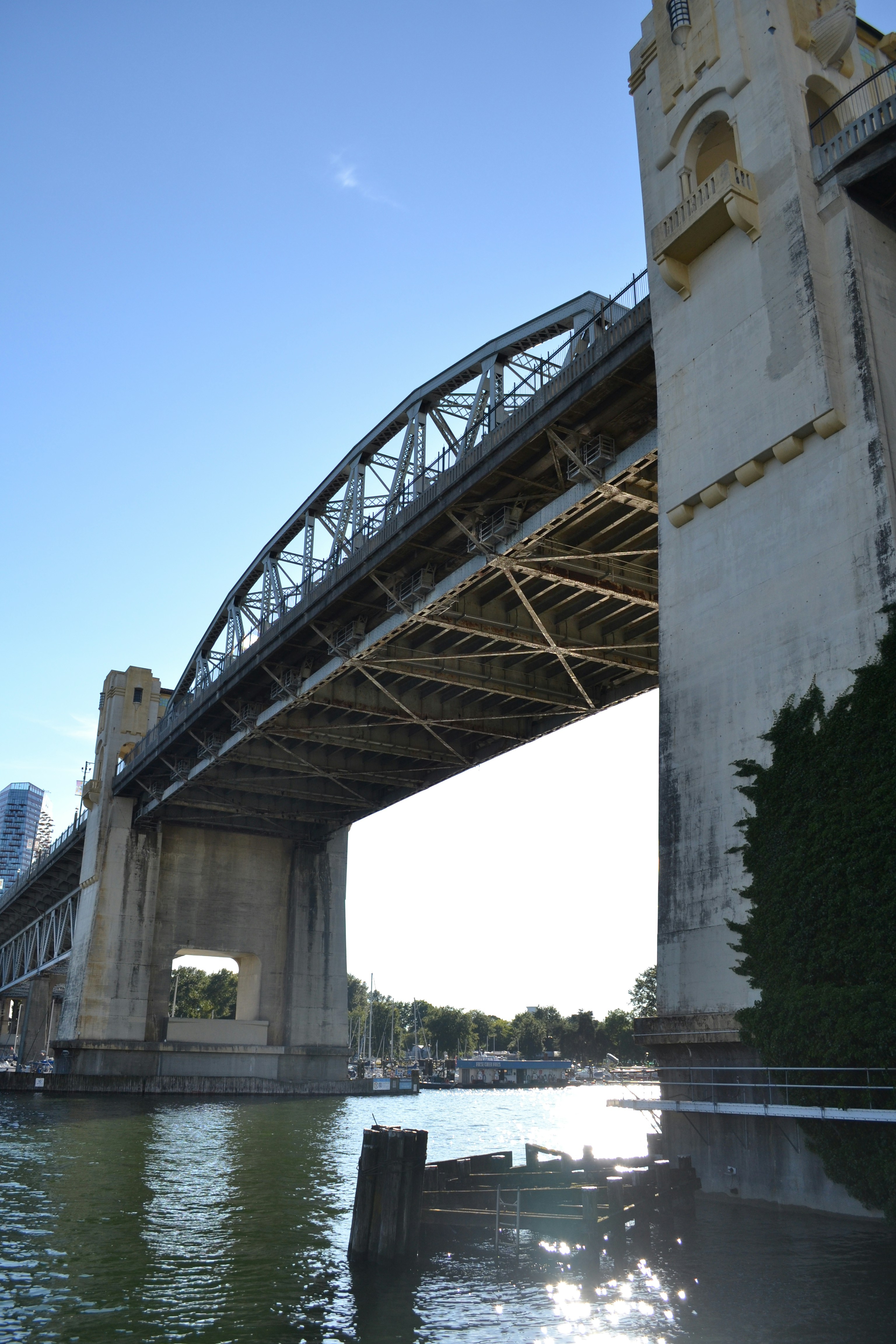 Under the Arch: The Steel Span over Quiet Waters