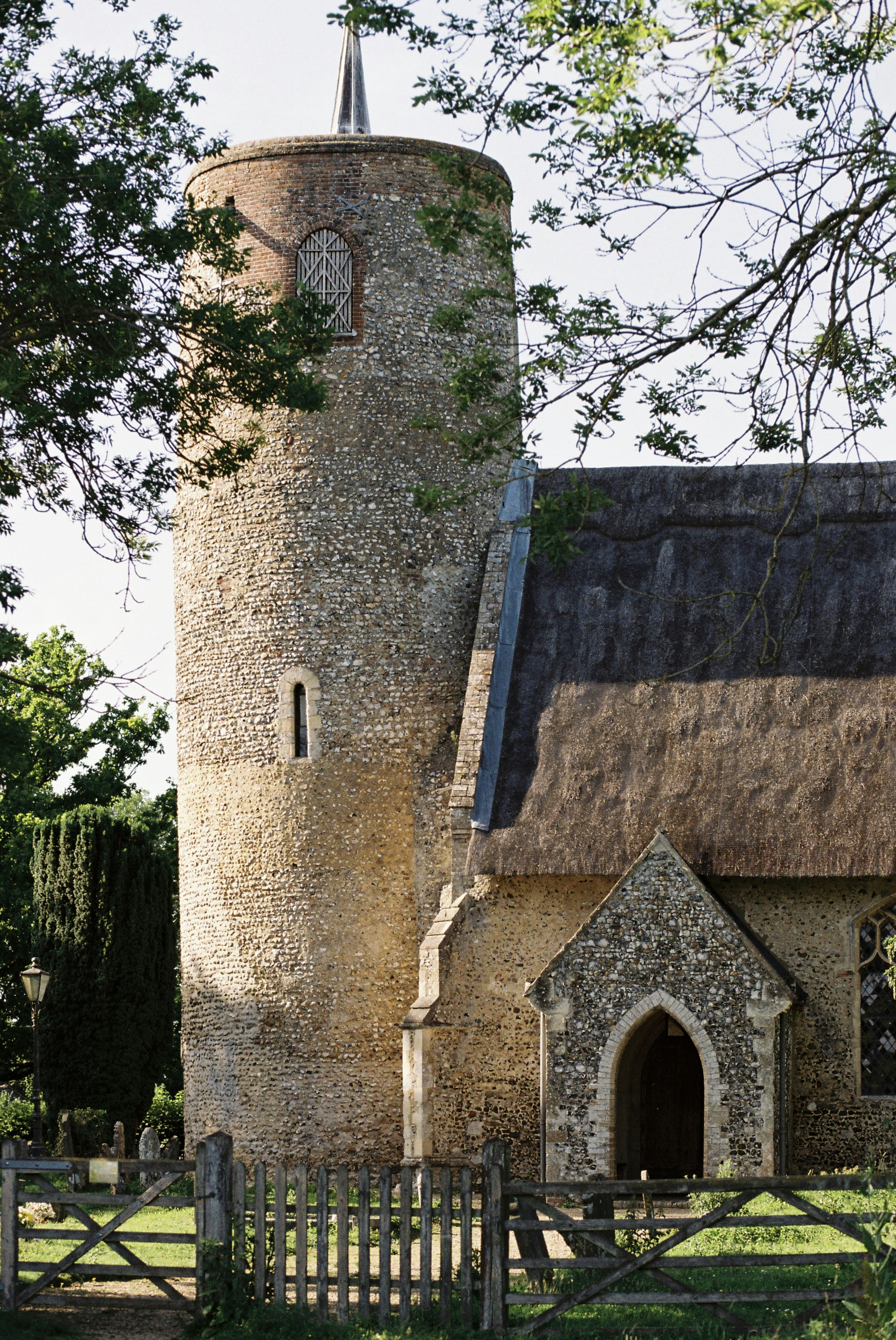 The Round Tower and Thatched Chapel Door