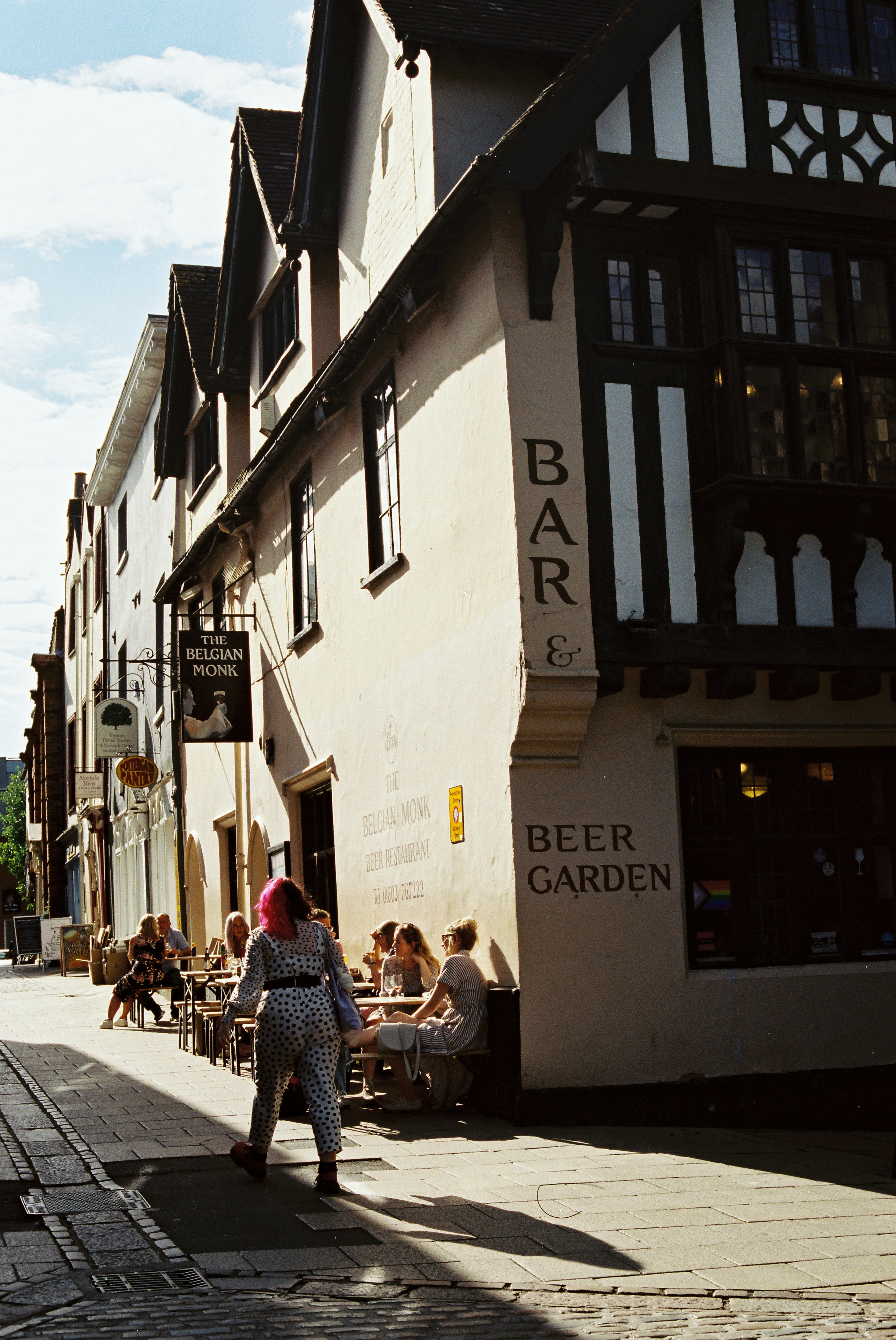 Beer Garden by the Timbered Inn