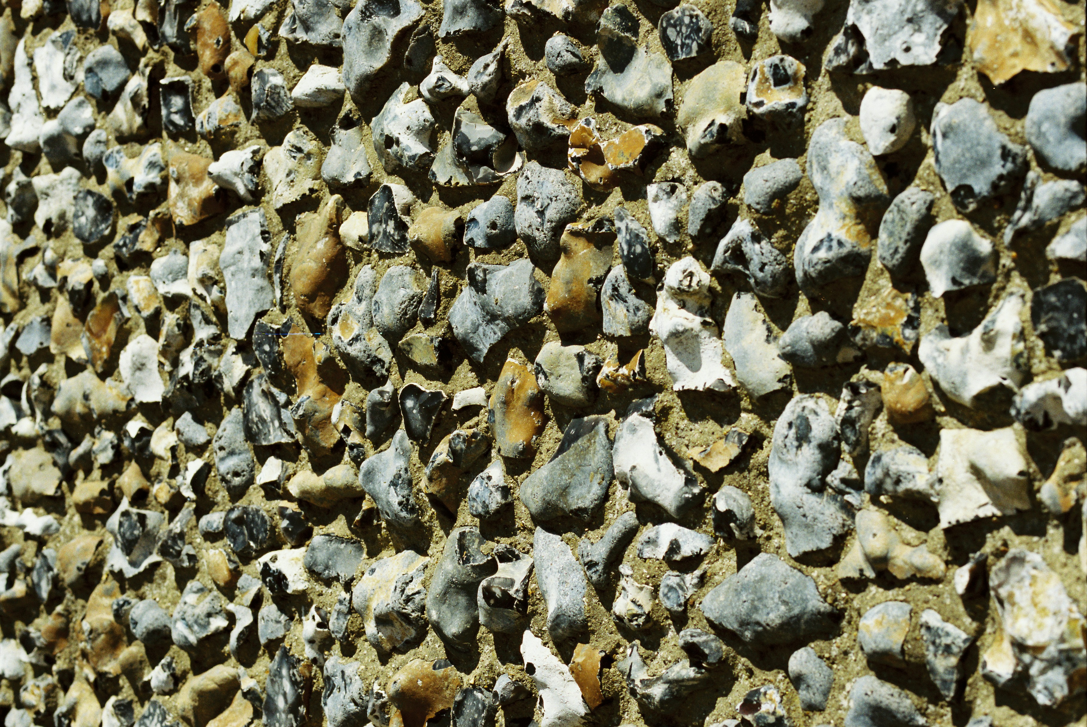 Granite Mosaic Underfoot: A Close-Up of Pebbles and Stones