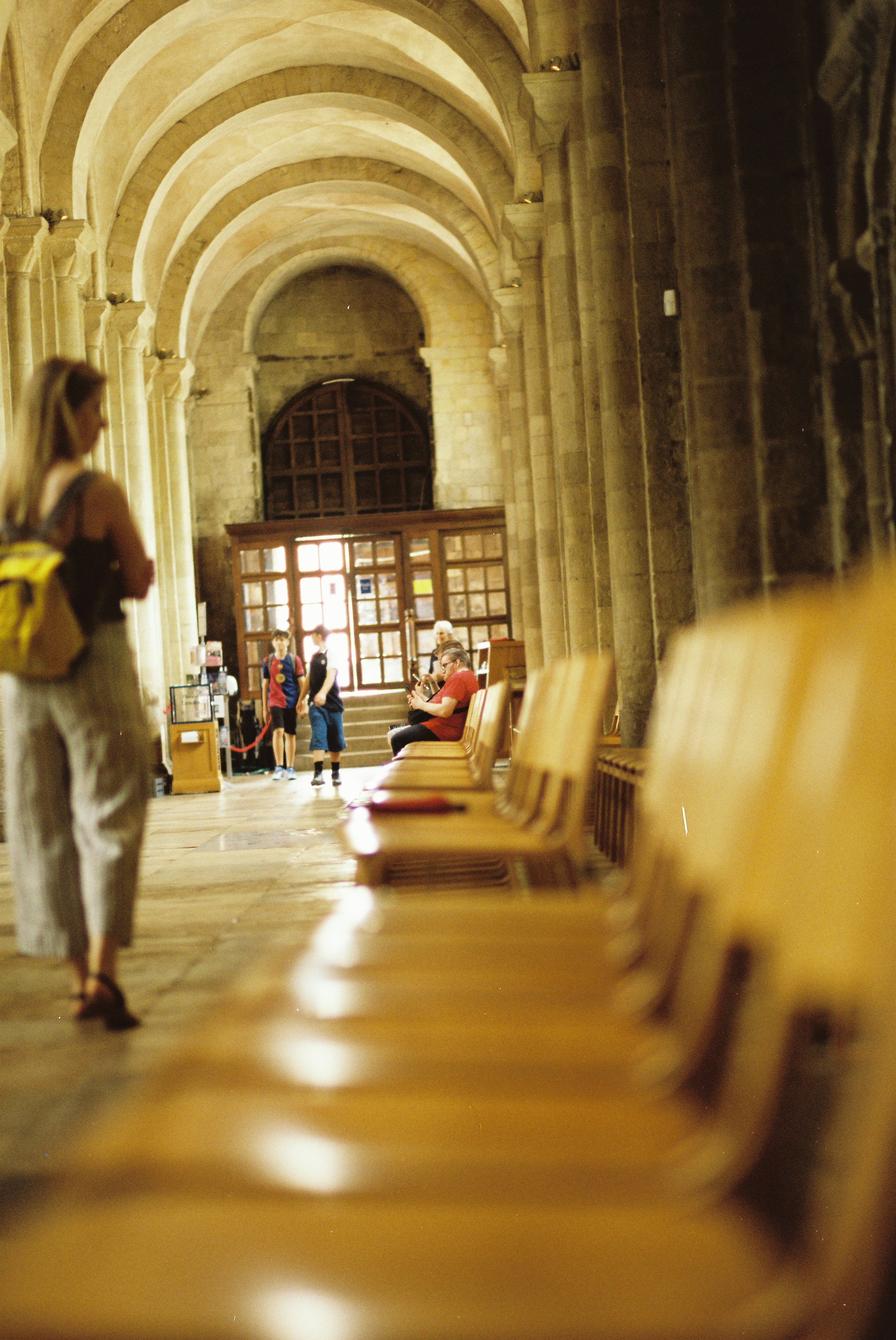 Echoes of Stone: A Subtle Walk Through an Arched Hall