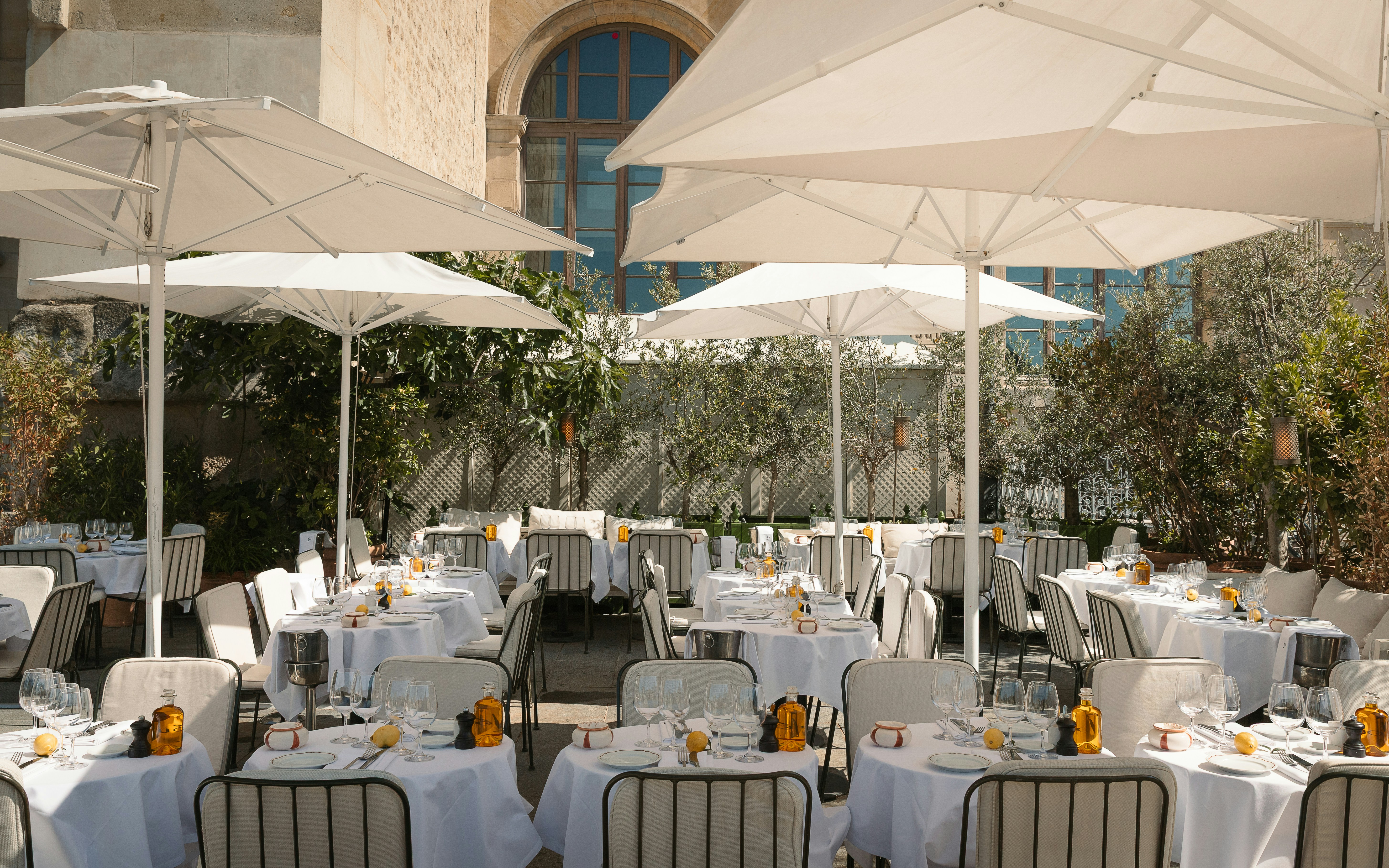 Elegant Outdoor Banquet Under White Canopies