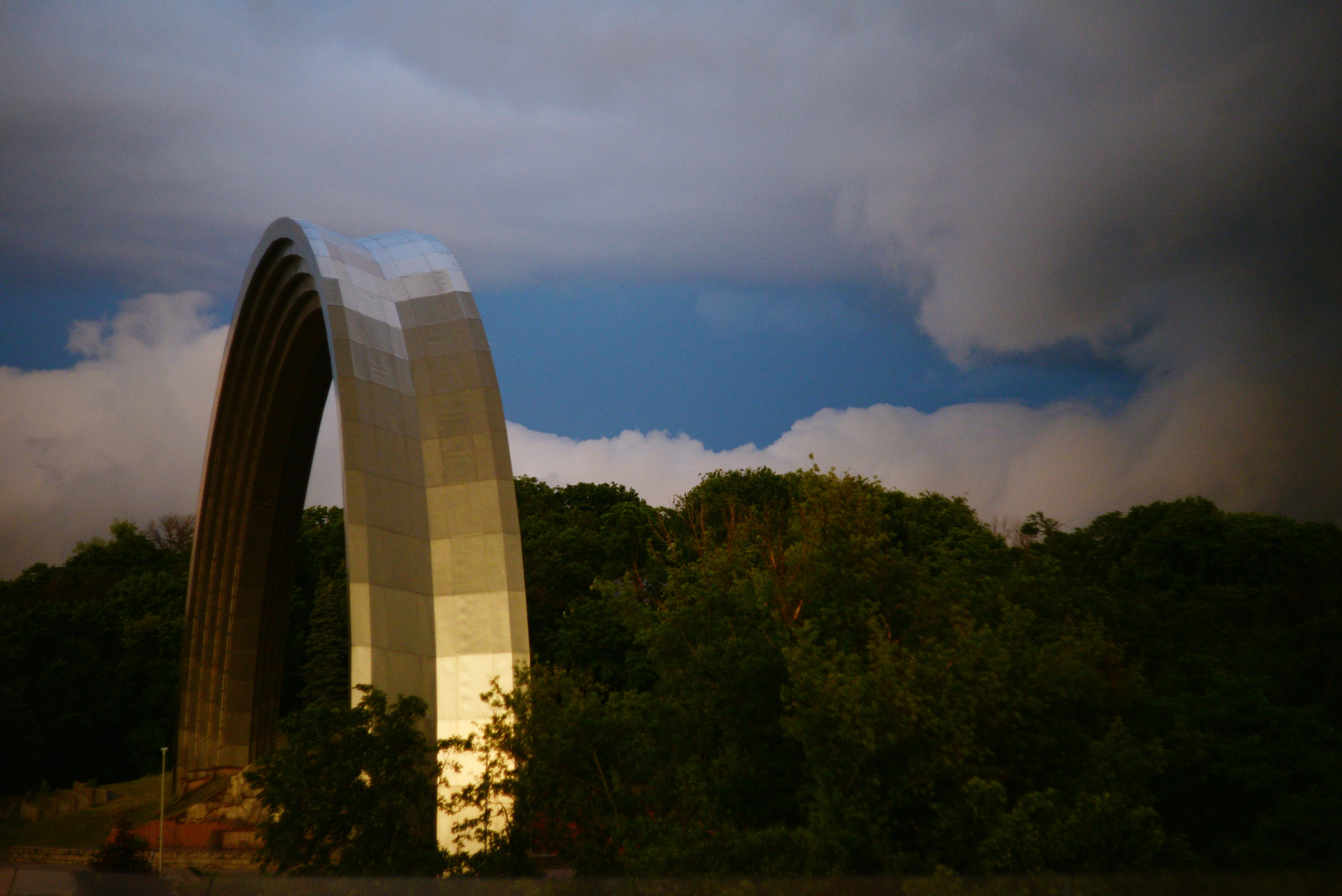 The Arch Amid the Canopy