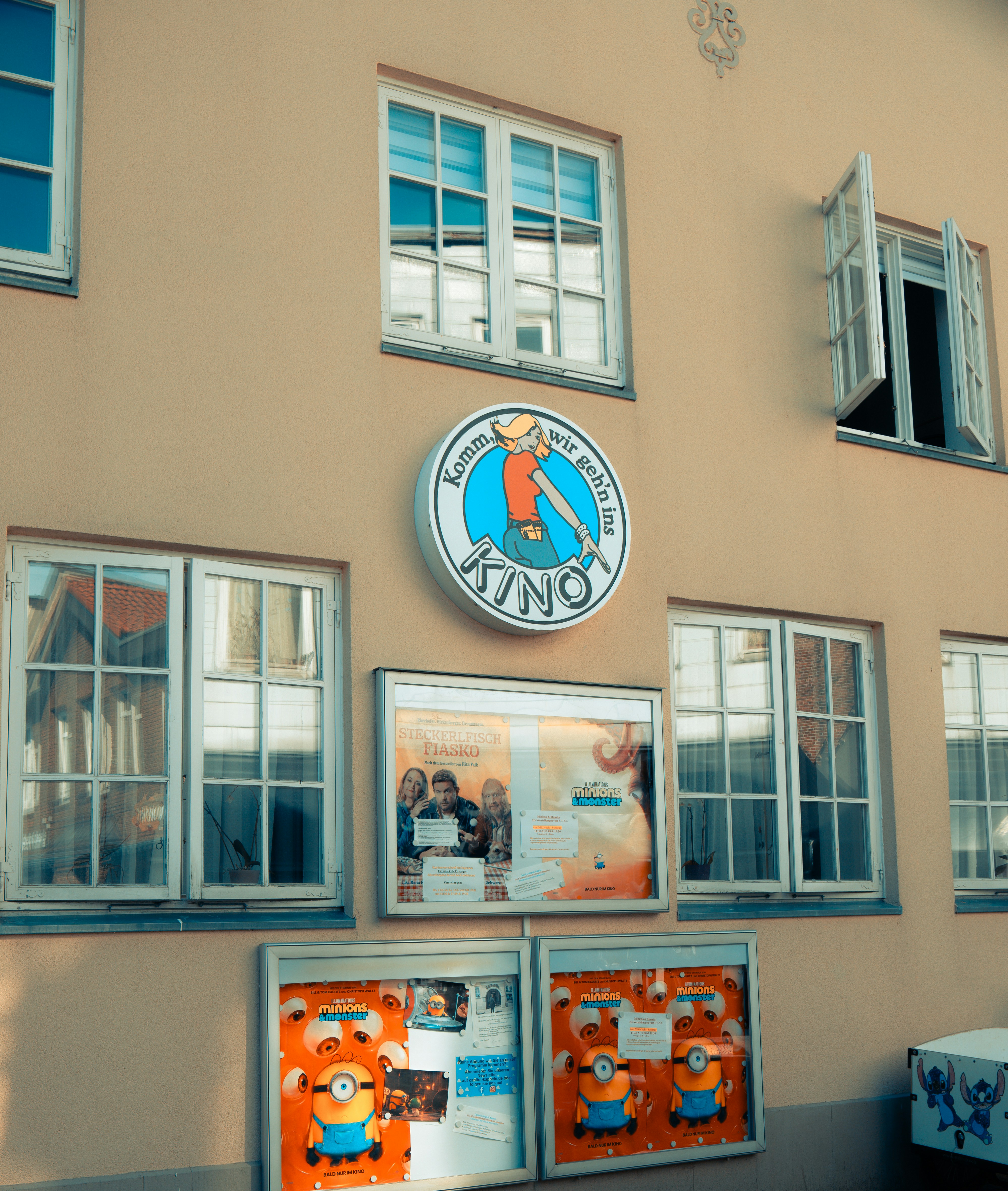 Circle of Cheer on a Sunlit Facade