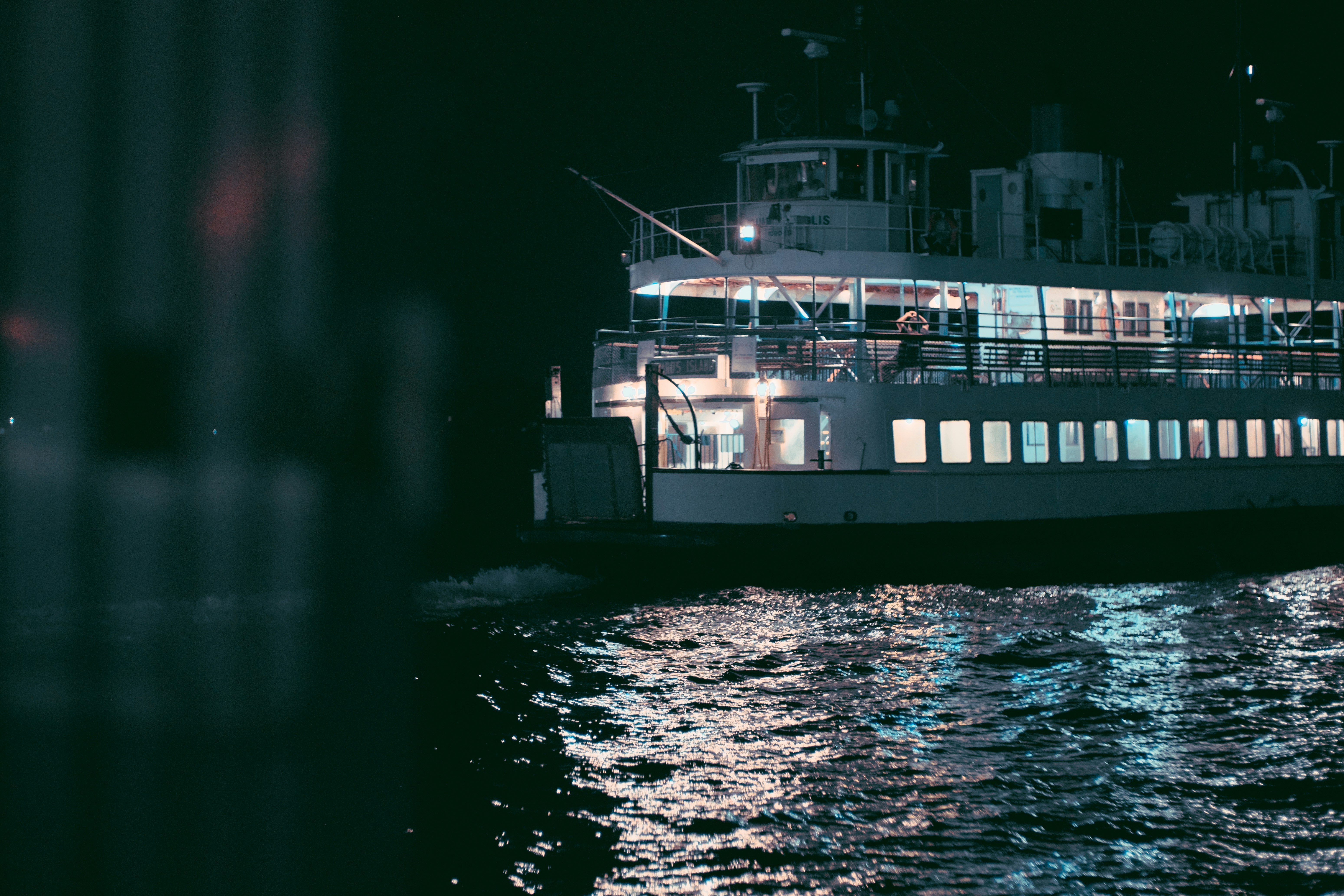 Night Ferry at the Quiet Slip