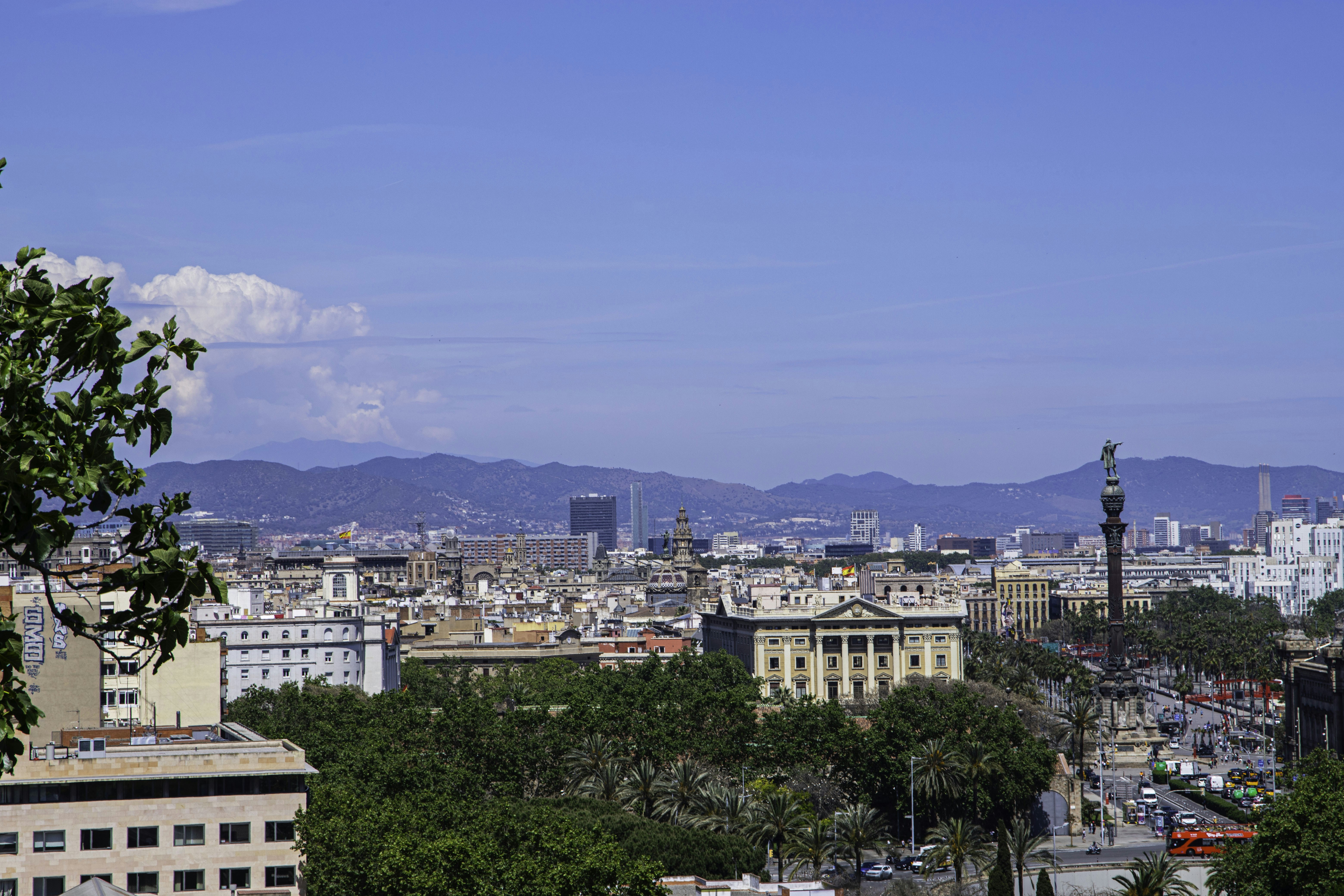 City Crown: A Sunlit Tableau of Hills and Historic Edifices