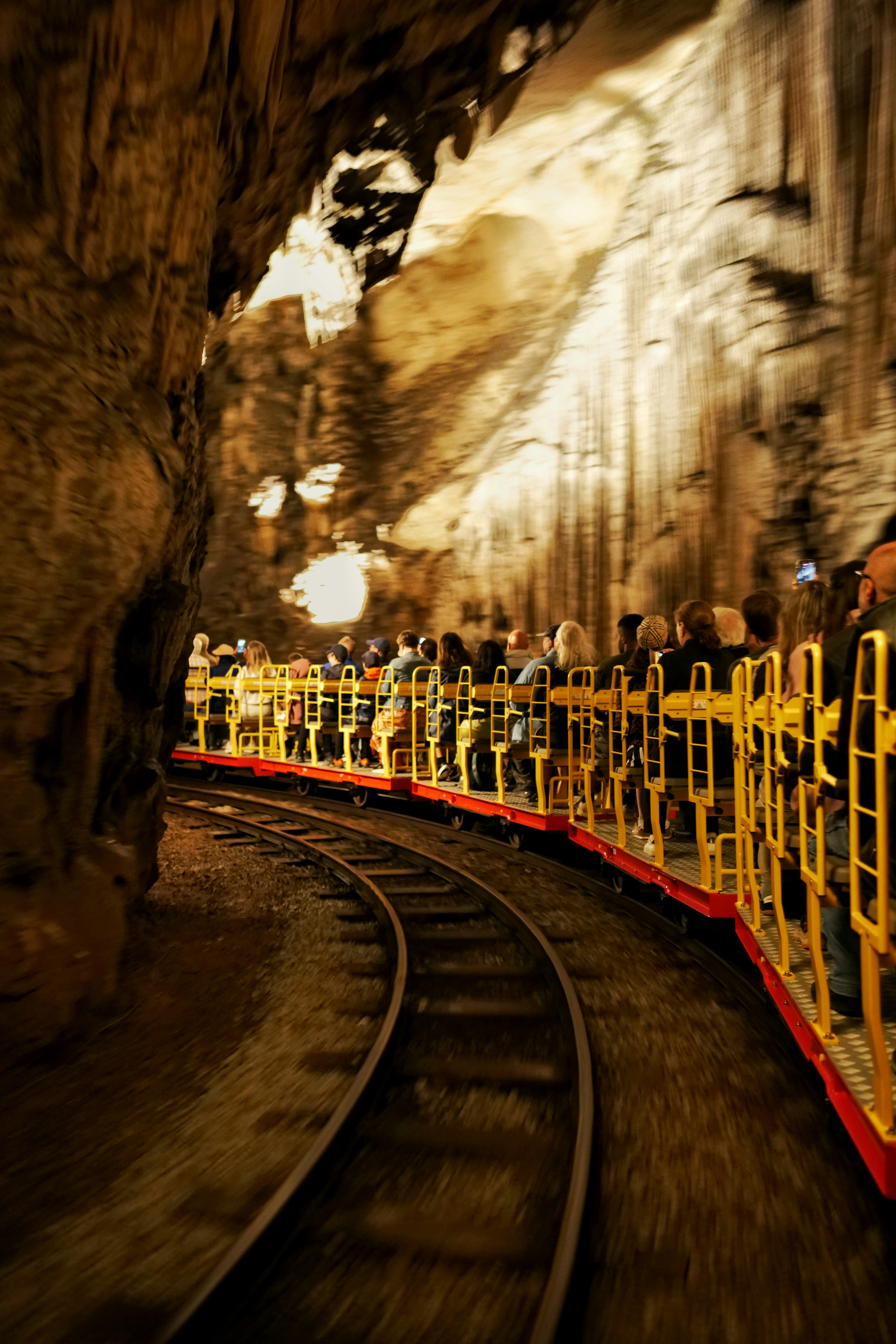 Mine Tram Tour: a Wagon of Faces through the Echoing Gorge