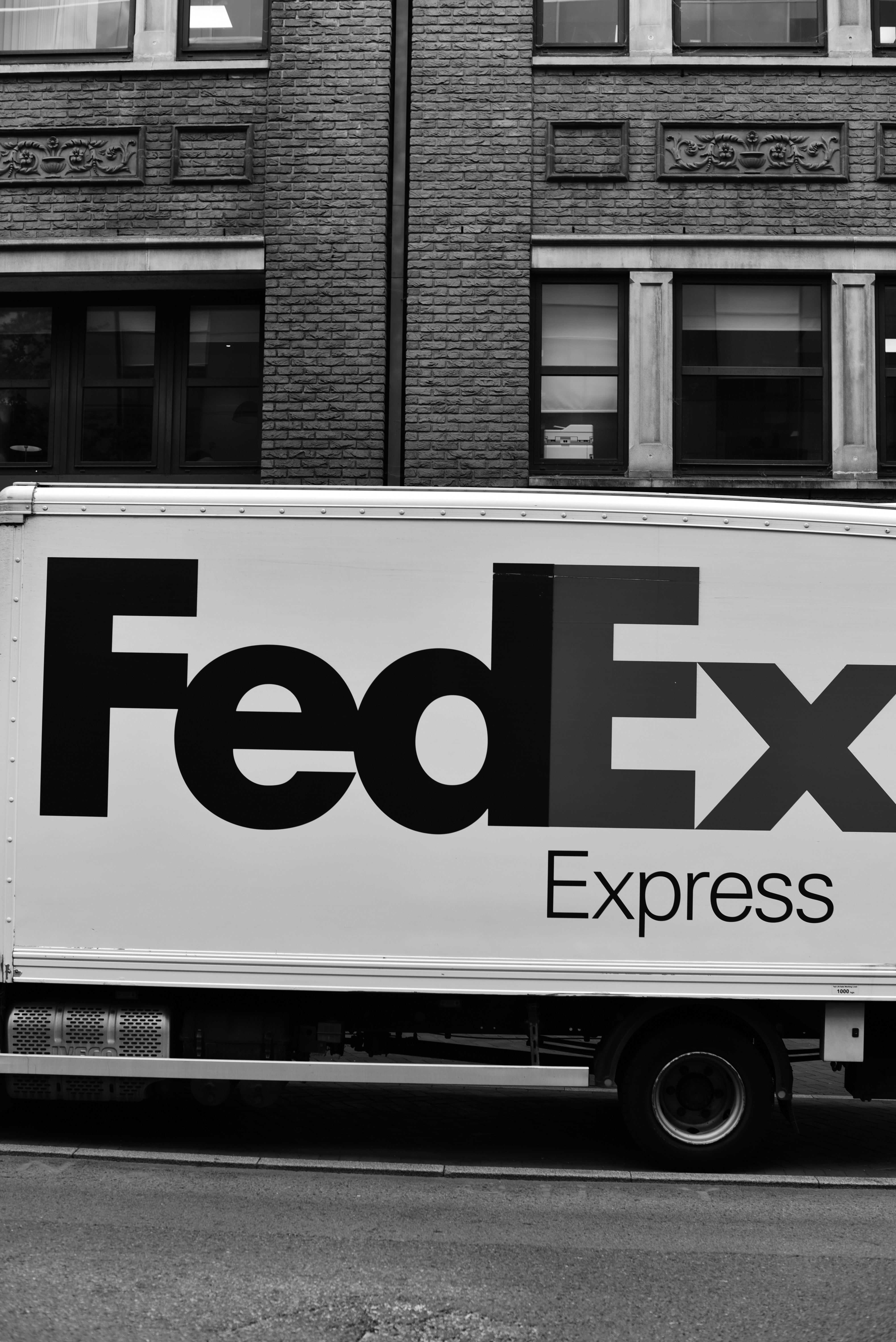 FedEx Express Van Bridges Street and Sky