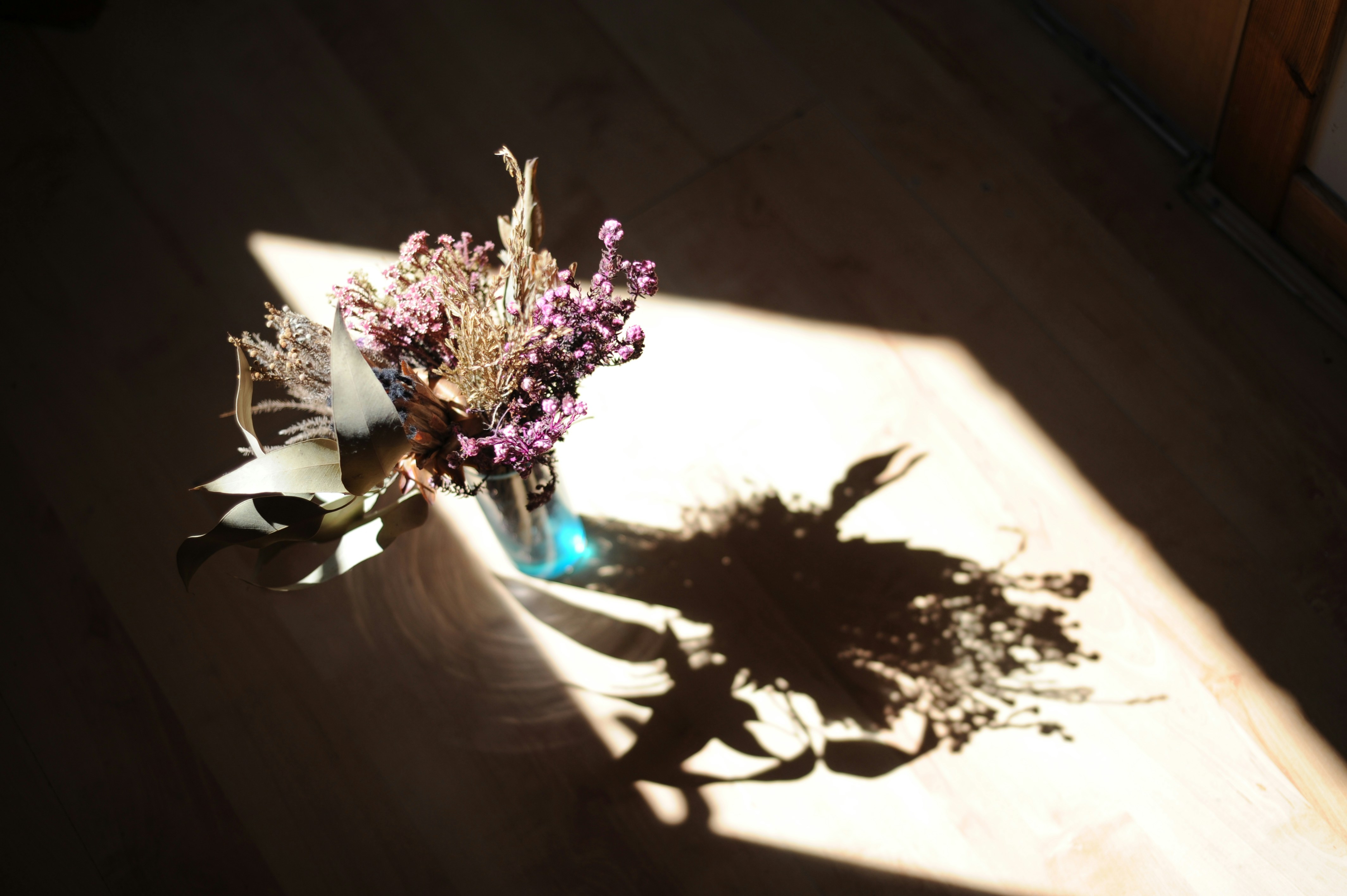 Sunlit Bouquet in a Quiet Room