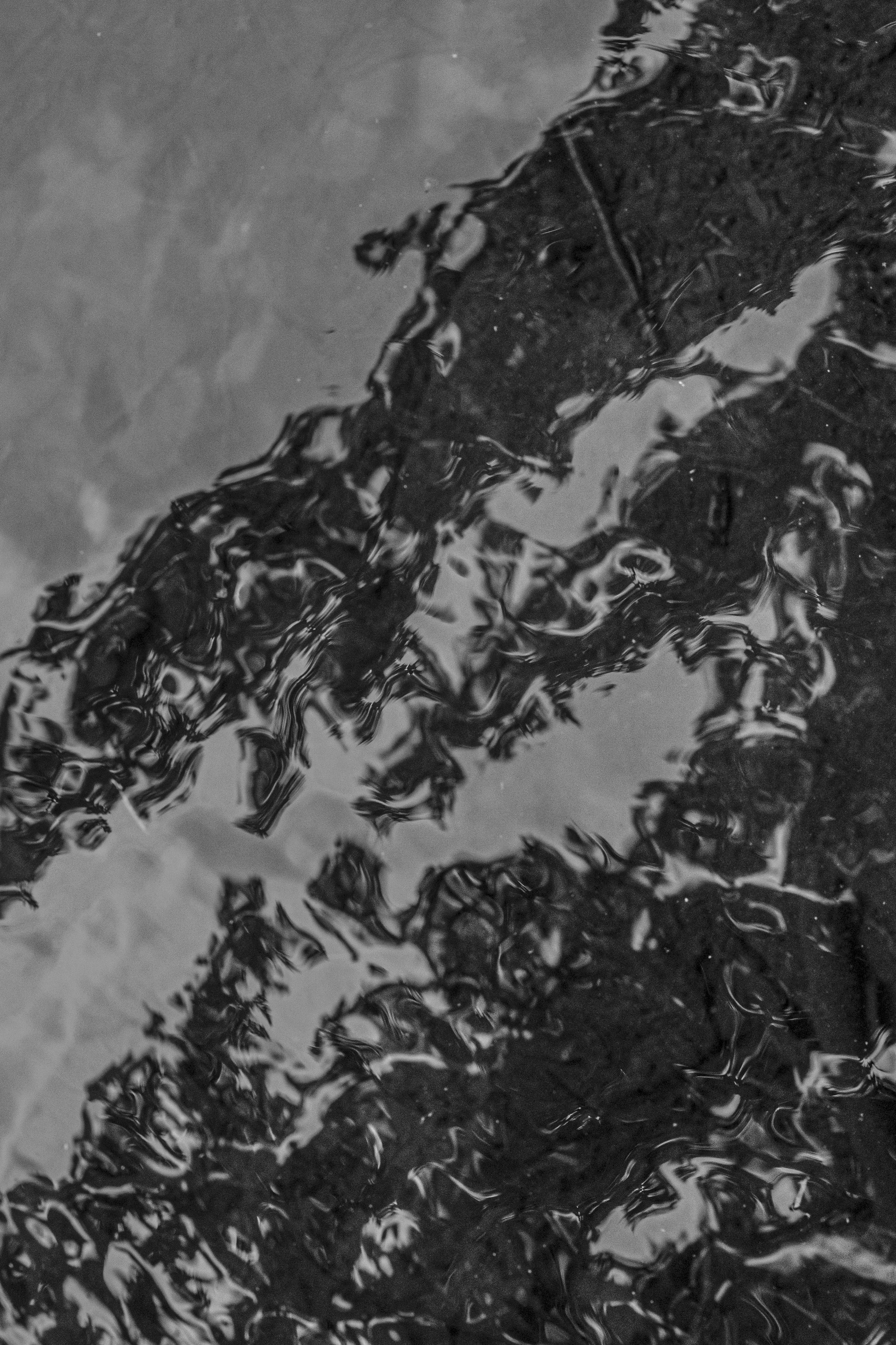 Liquid Echoes: Abstract Ripples on a Shadowed Surface