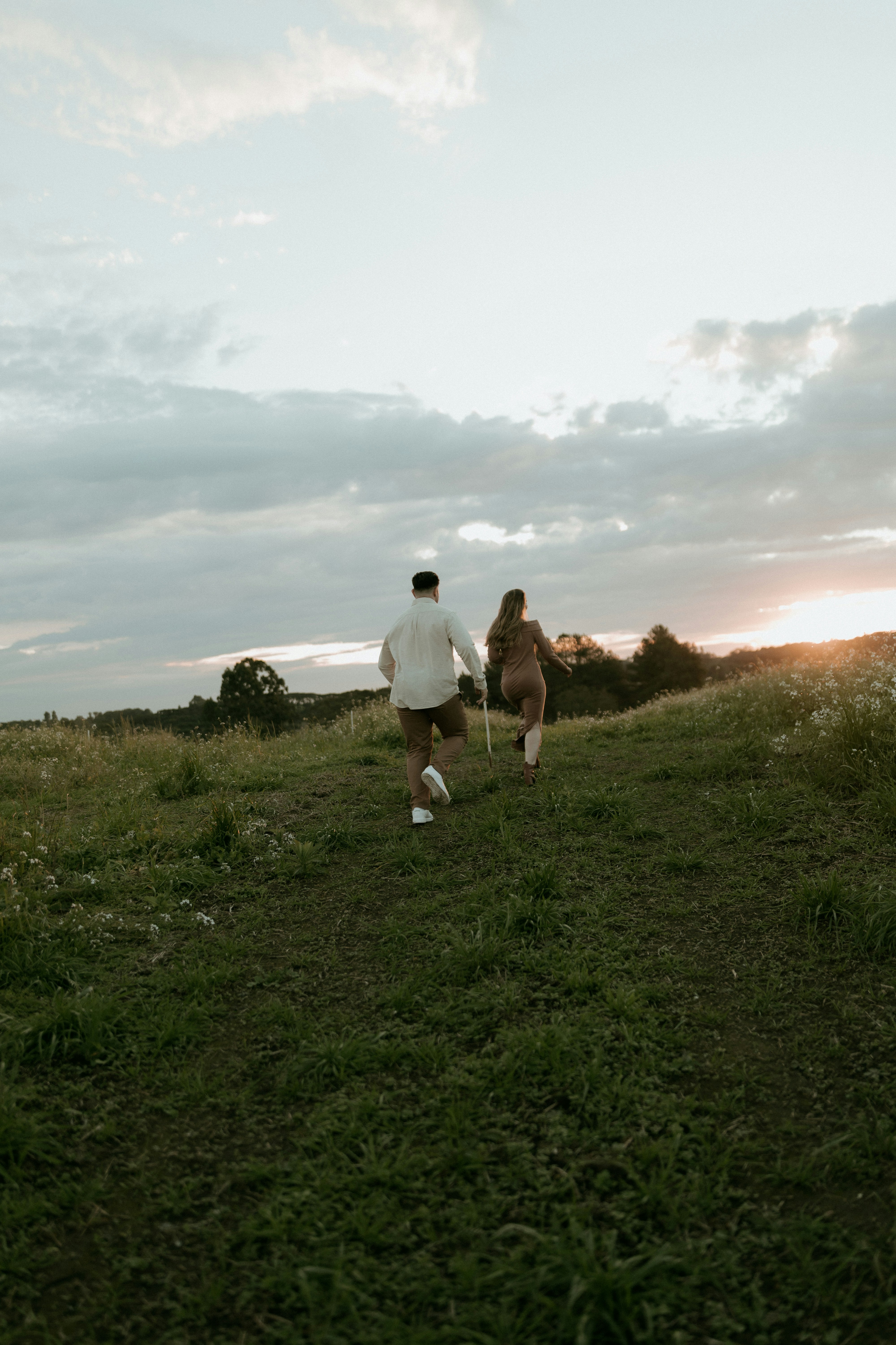 Towards the Sunset: A Moment of Shared Ascent