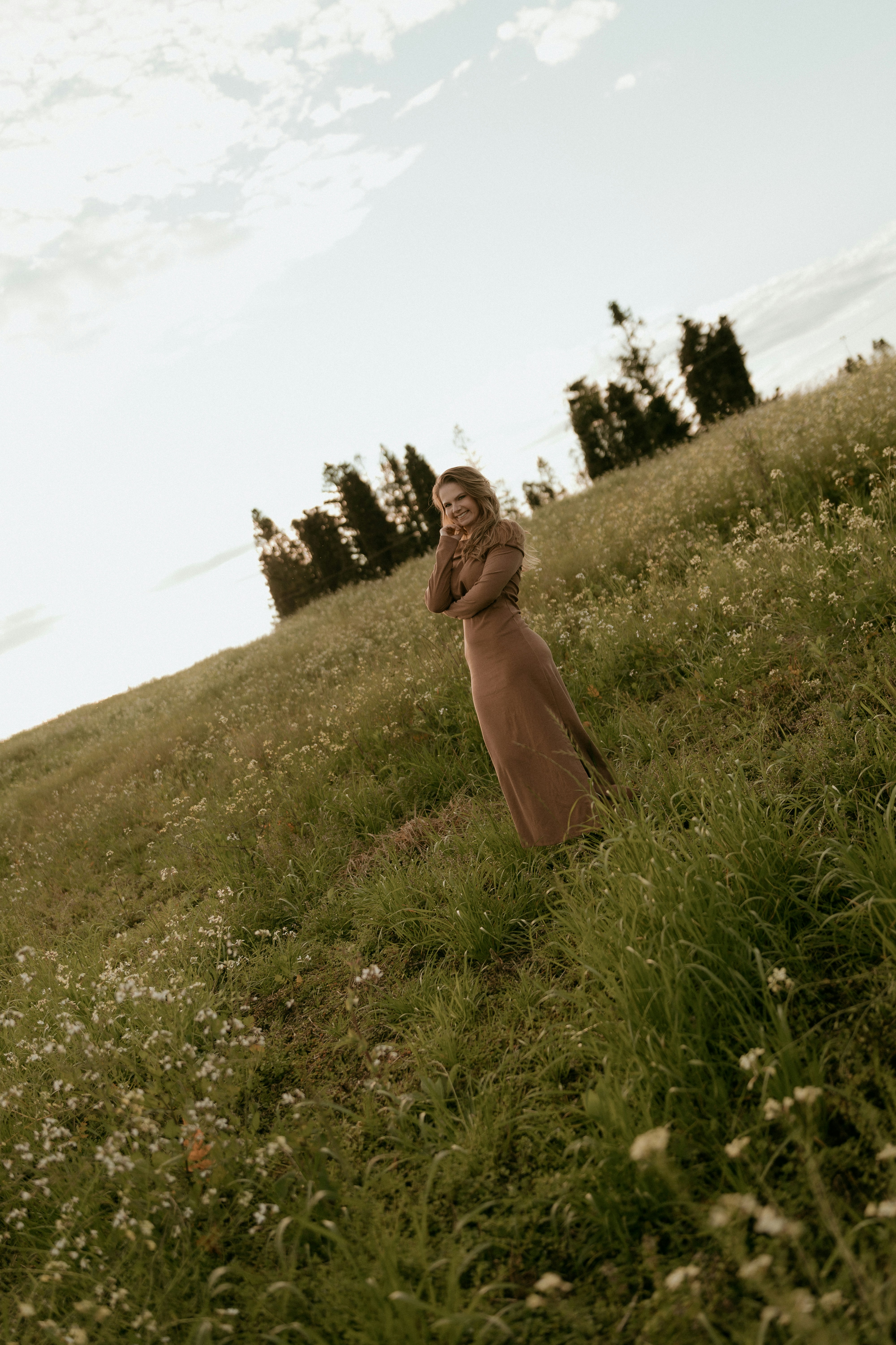 Solitary Silhouette: A Quiet Moment in the Meadow
