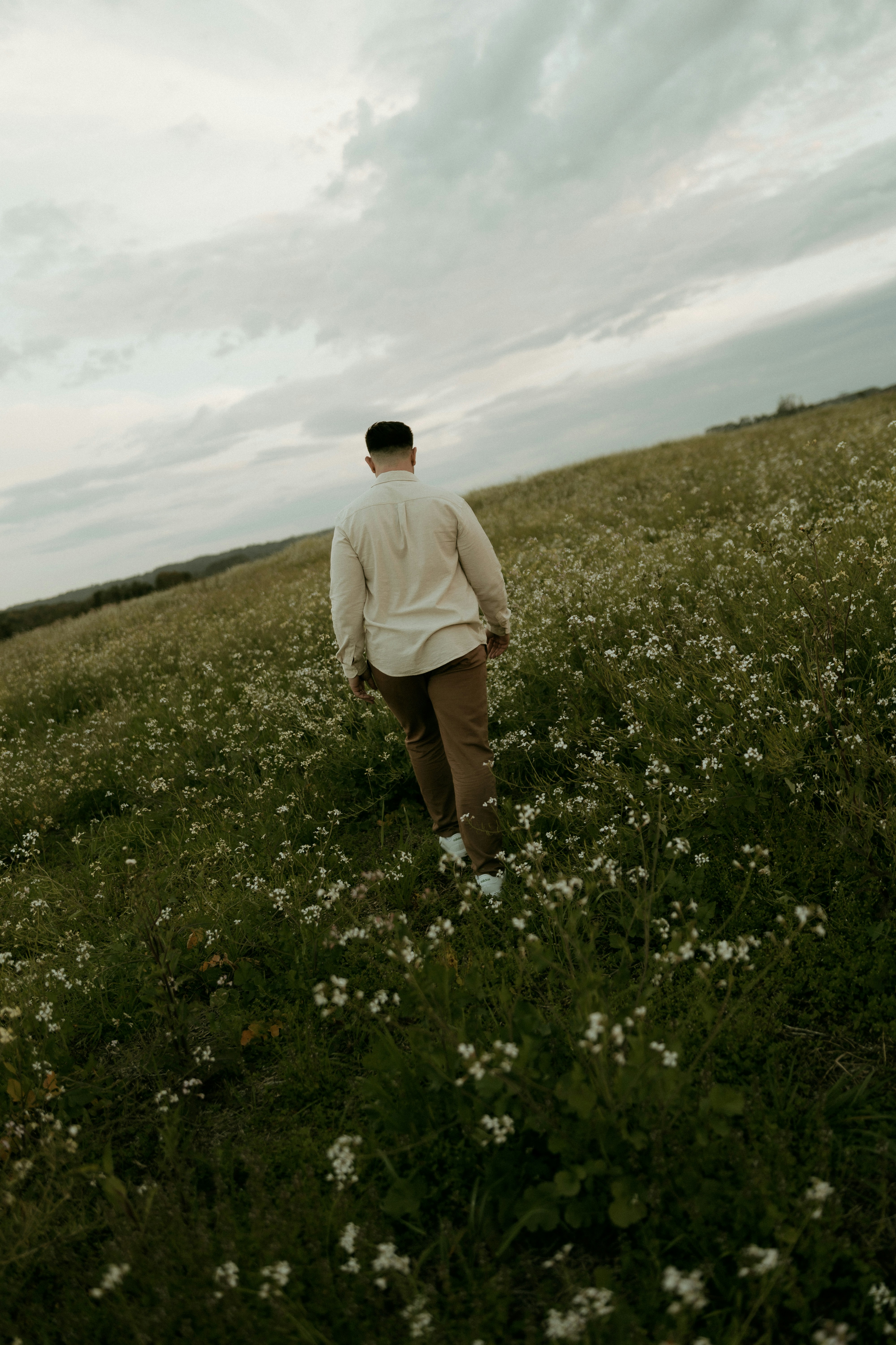 Across the Field: A Quiet Walk Toward the Horizon