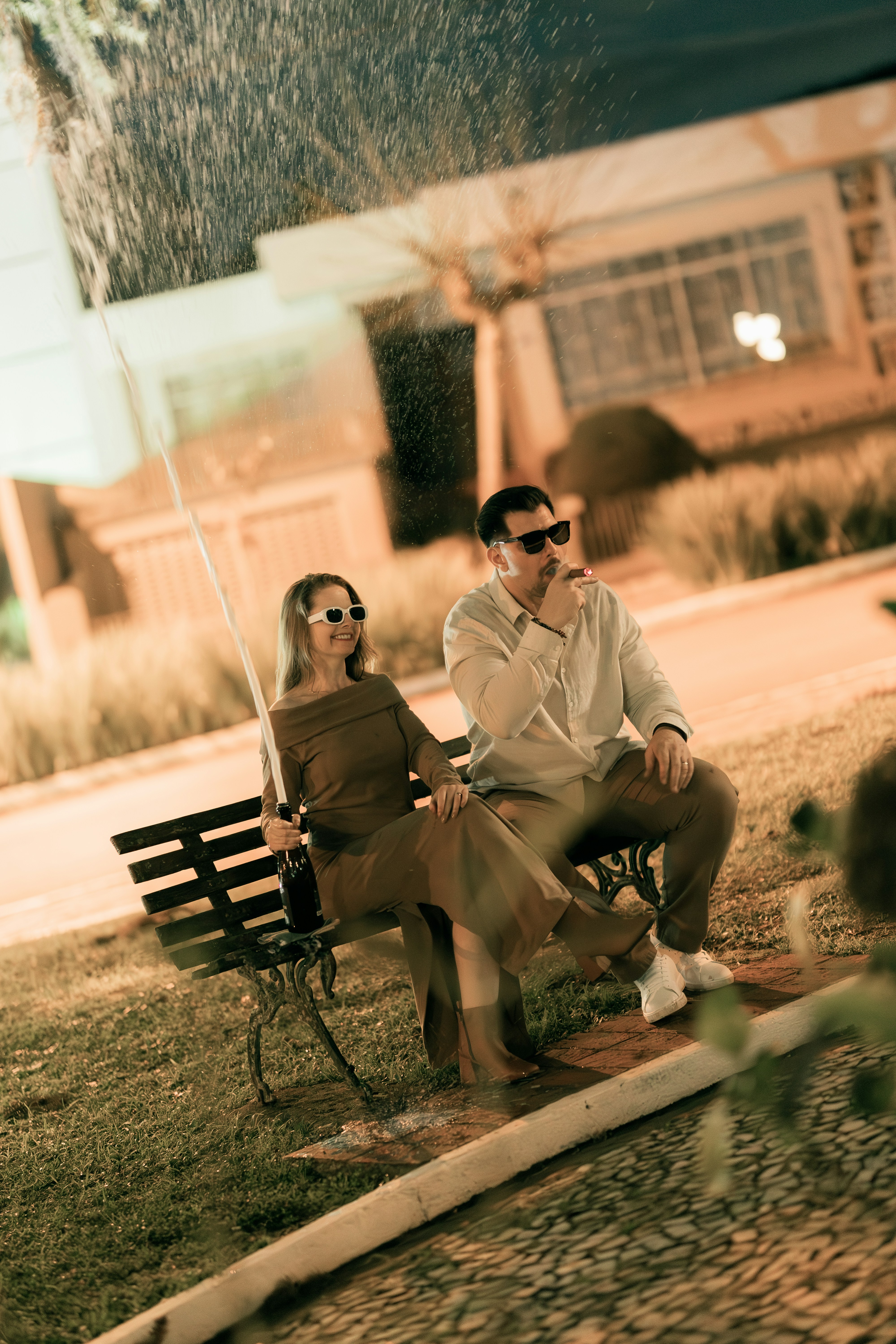 Whispered Moments on the Park Bench