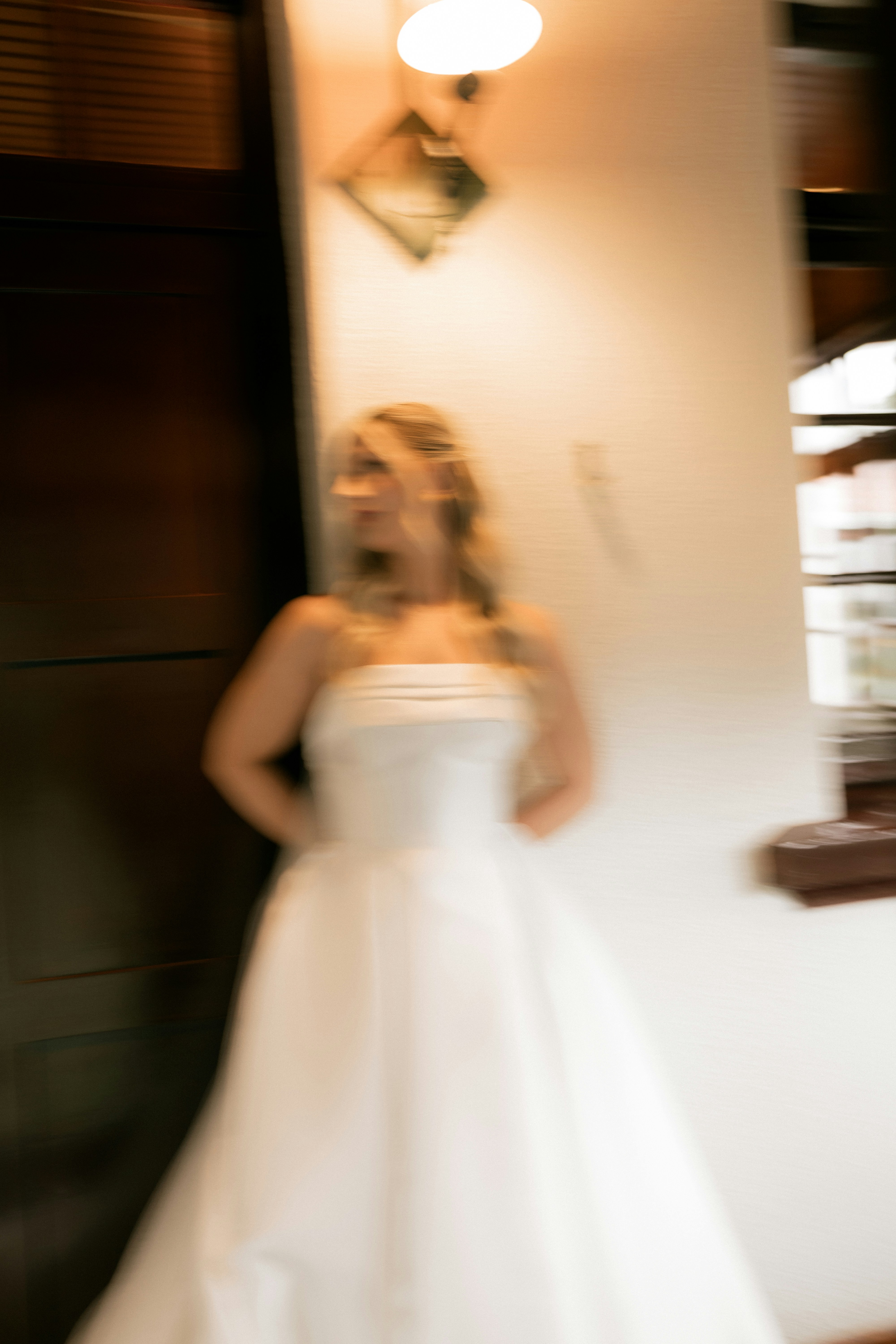 Soft Focus Bride in a Quiet Hall