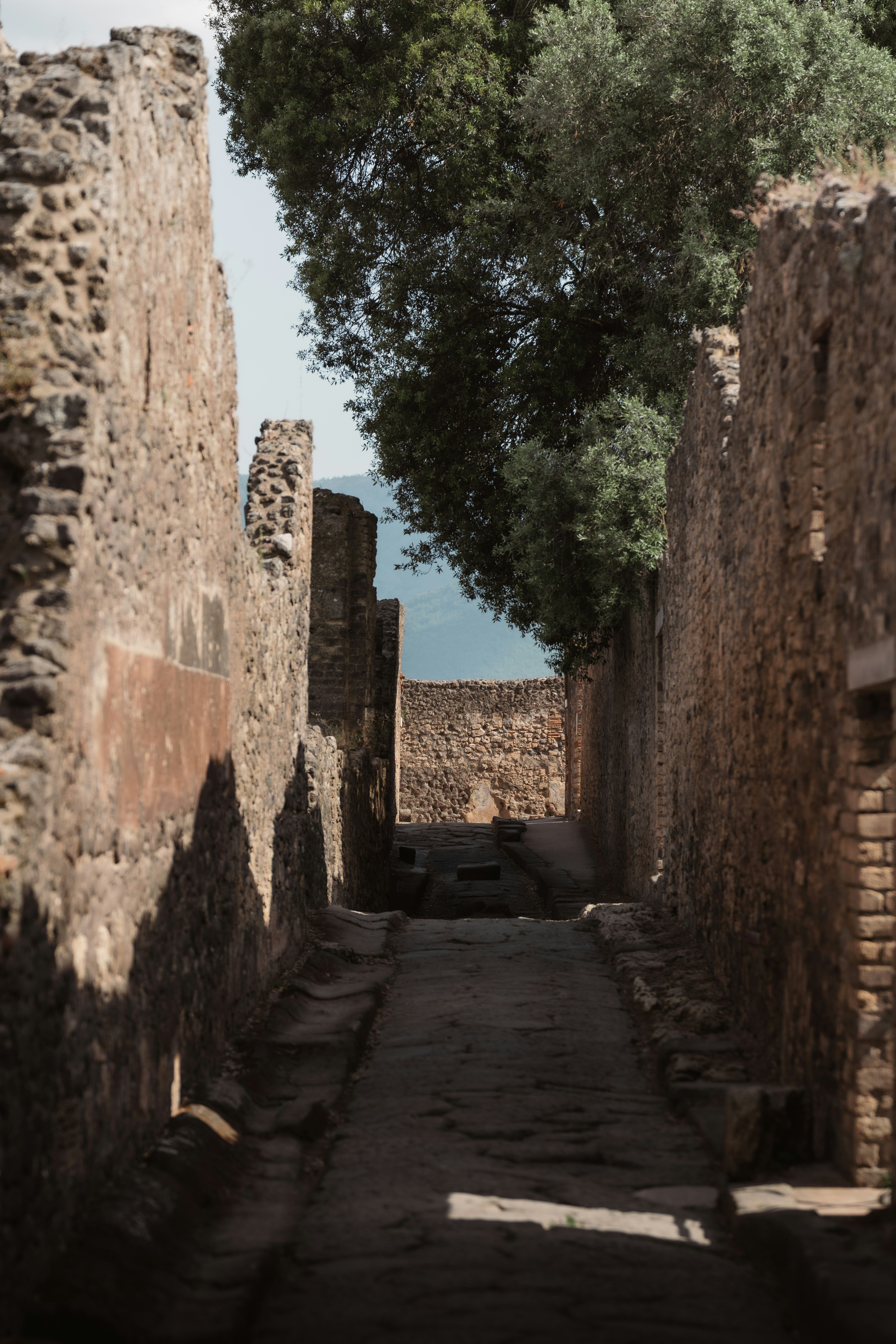 Sunken Calle of Stone Walls