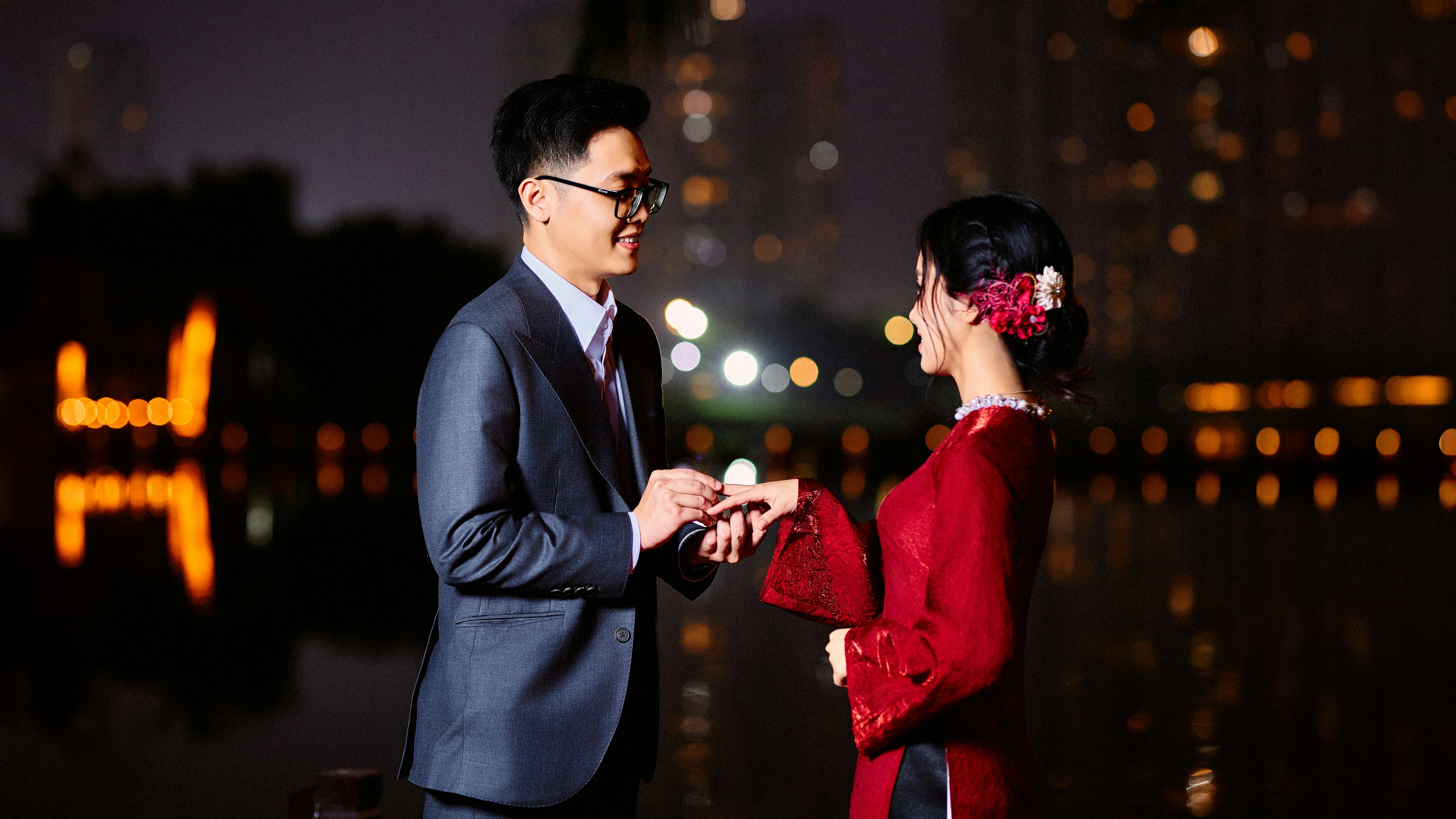 Midnight Nuptials by the Waterfront