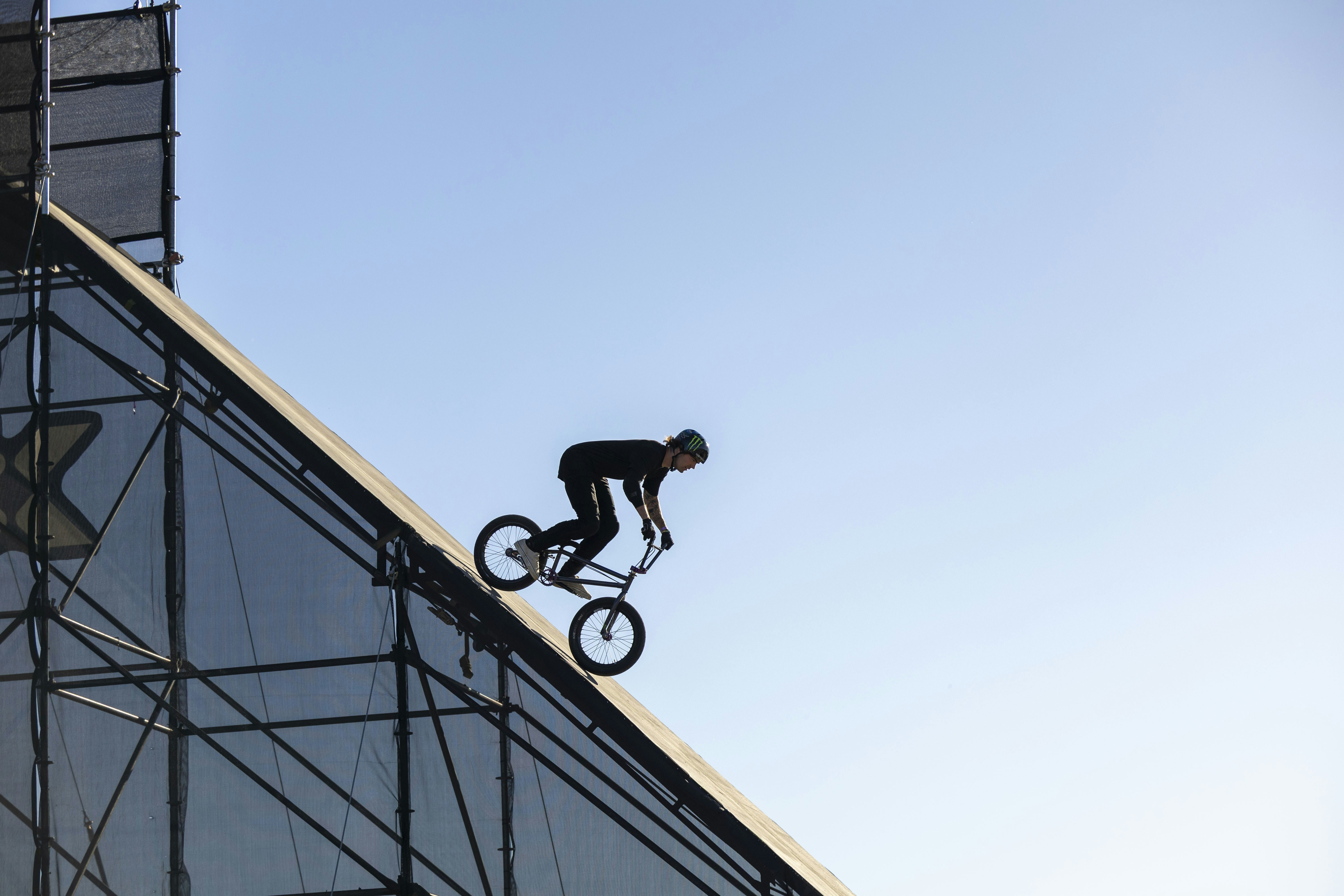 Ridge Rider: A BMX Turn Off the Elevated Glass