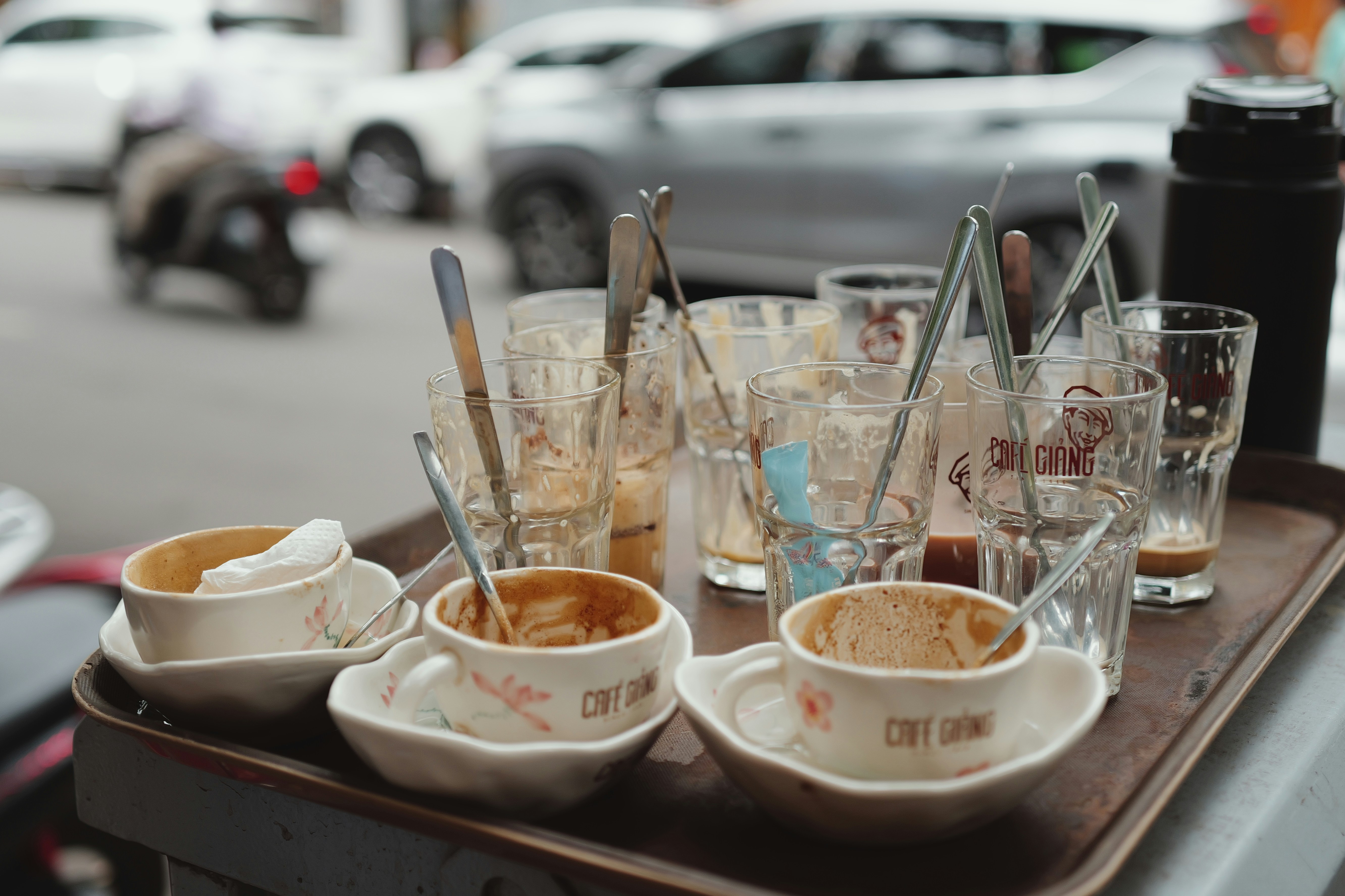 Distant Street Café: Espresso Society Disrupted by a Morning Stir