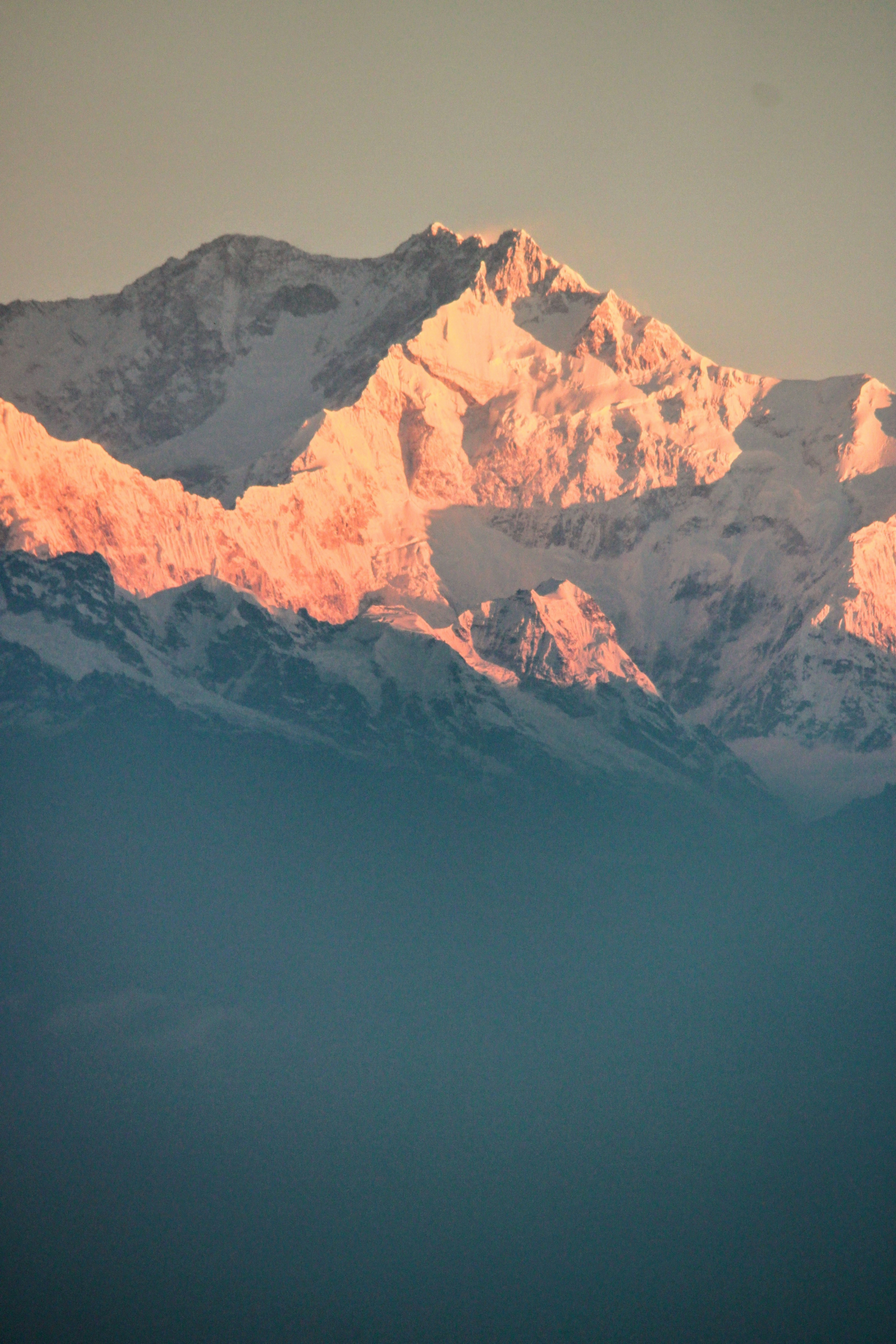 Alpenglow Summit: A Peak Painted in Dawn Light