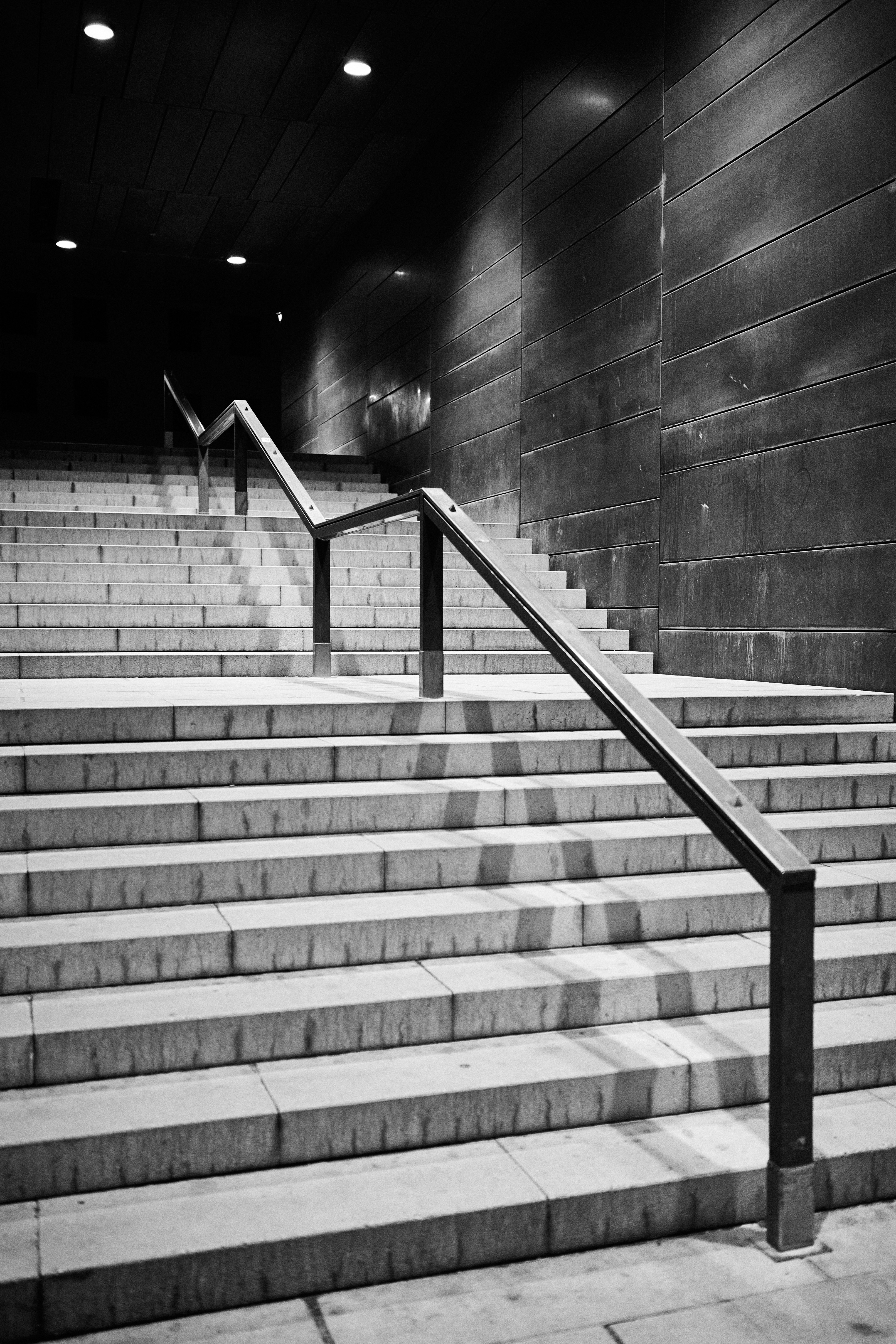 Staircase Silence: A Monochrome Ascent Through Architecture