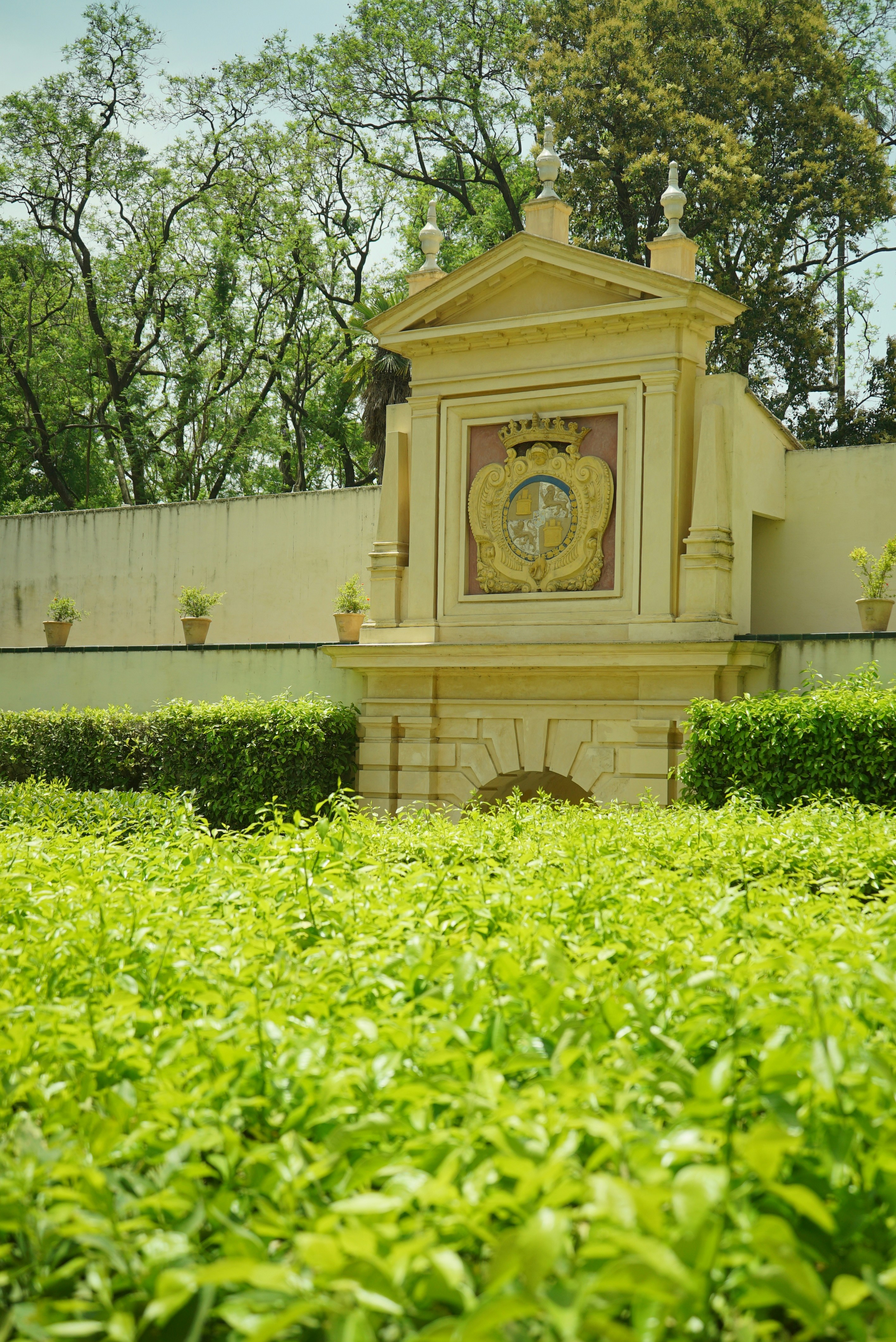 Heritage Gateways: A Sunlit Crest Beyond the Green