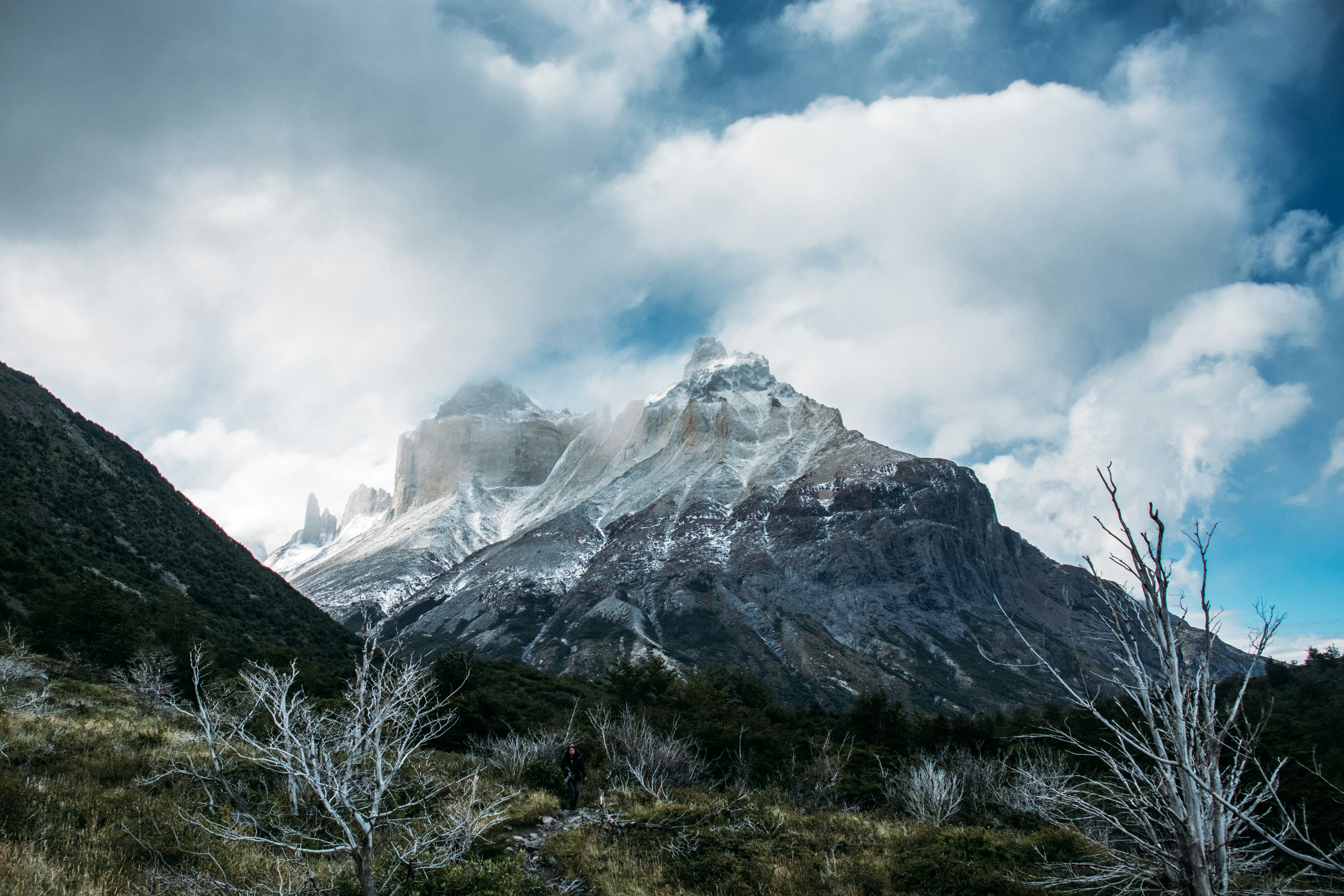 Ice-veiled Peaks Crowned by Sky