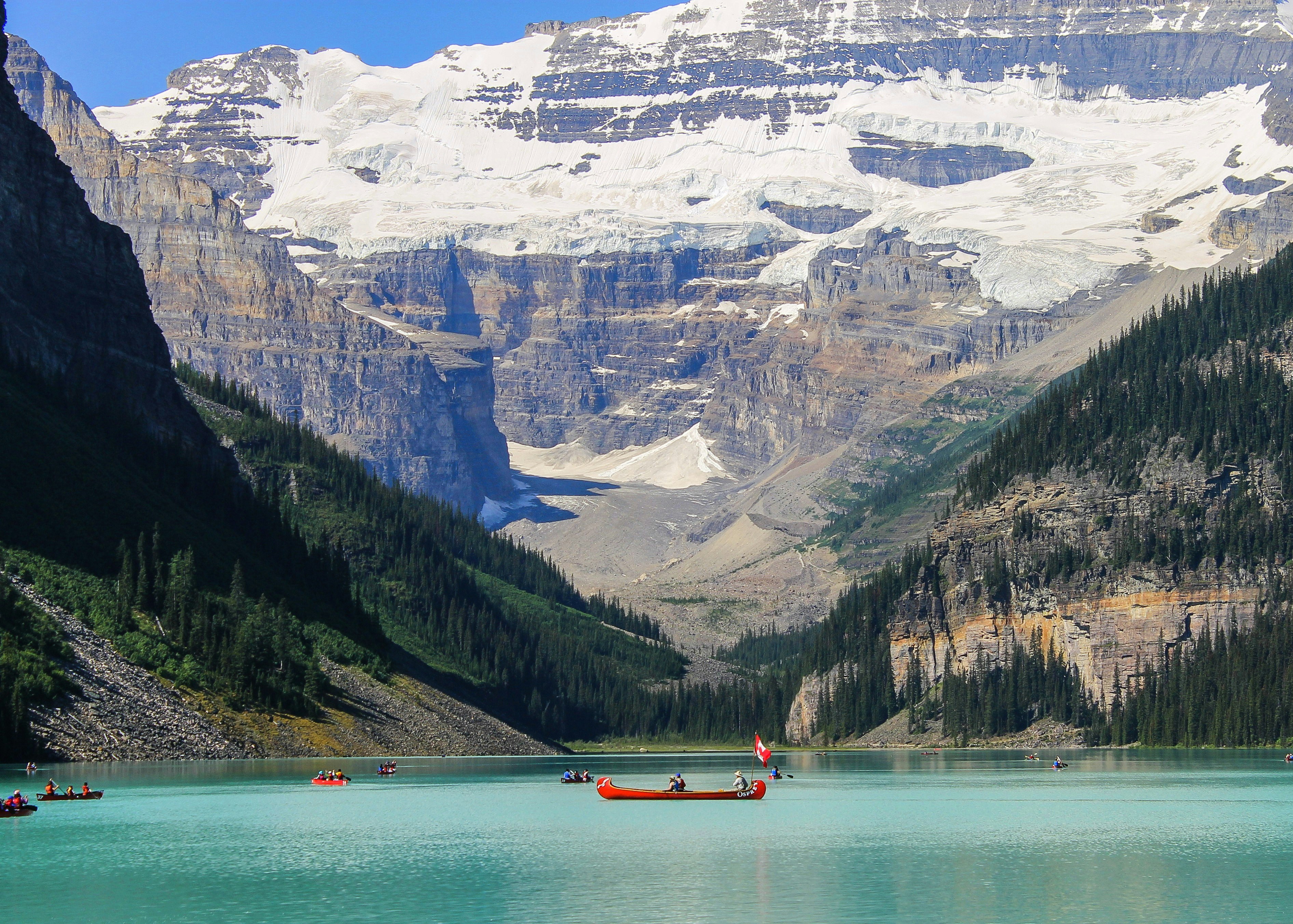 Emerald Lake Odyssey: Canoes against Arctic Mountains