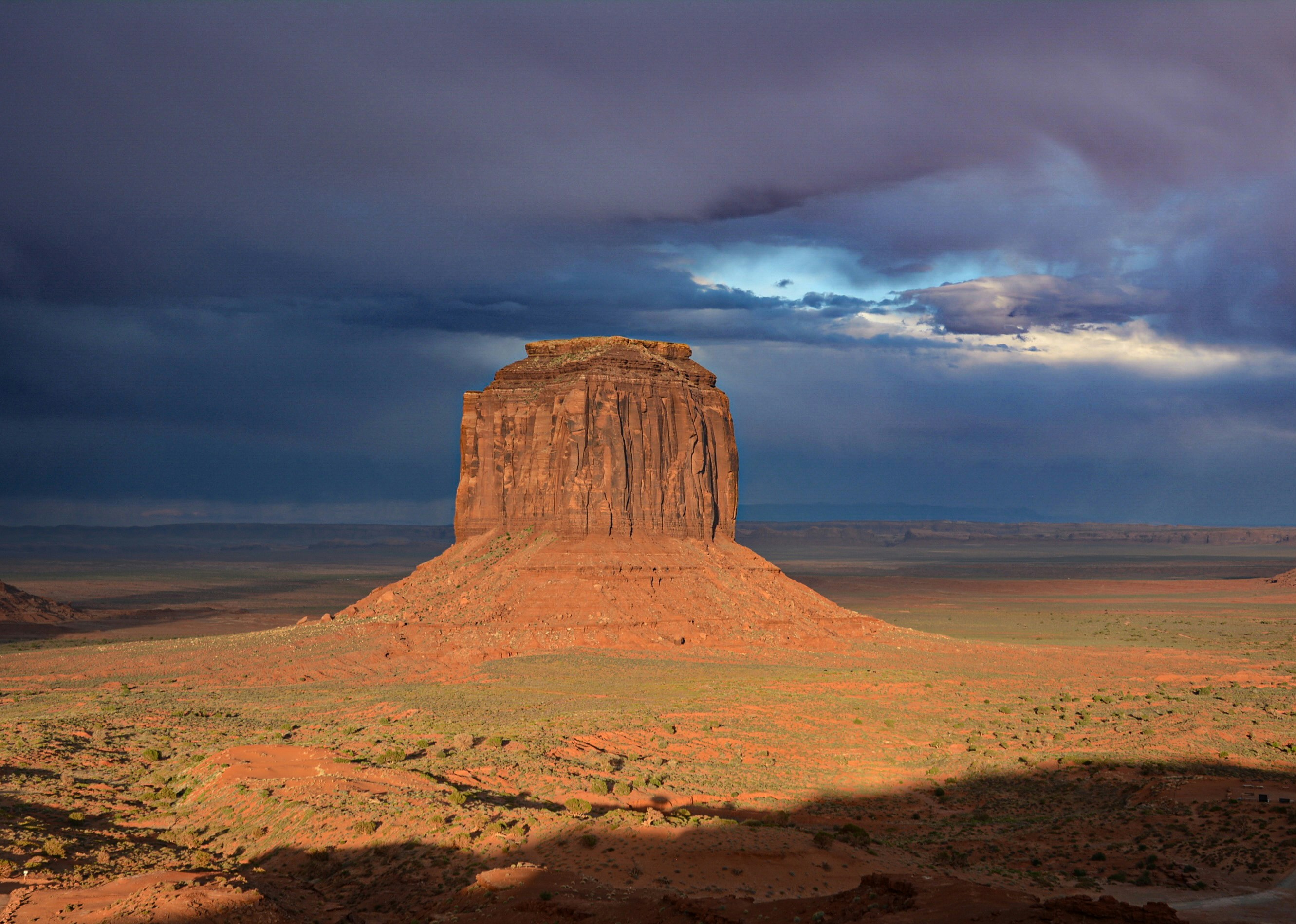 Storm Light over Monument Valley