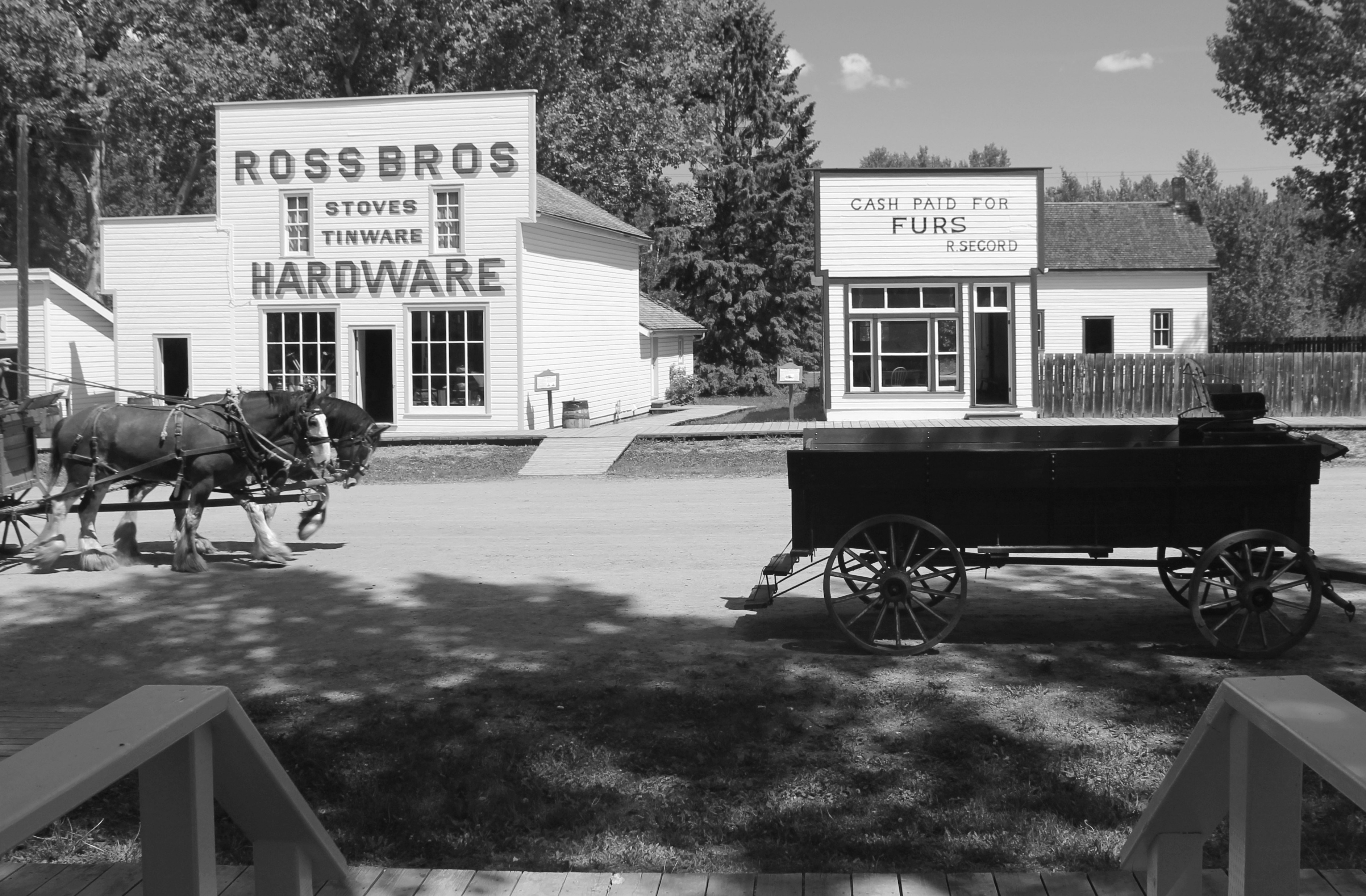 Rails, Rectangles and Hardware: A Quiet Frontier Main Street