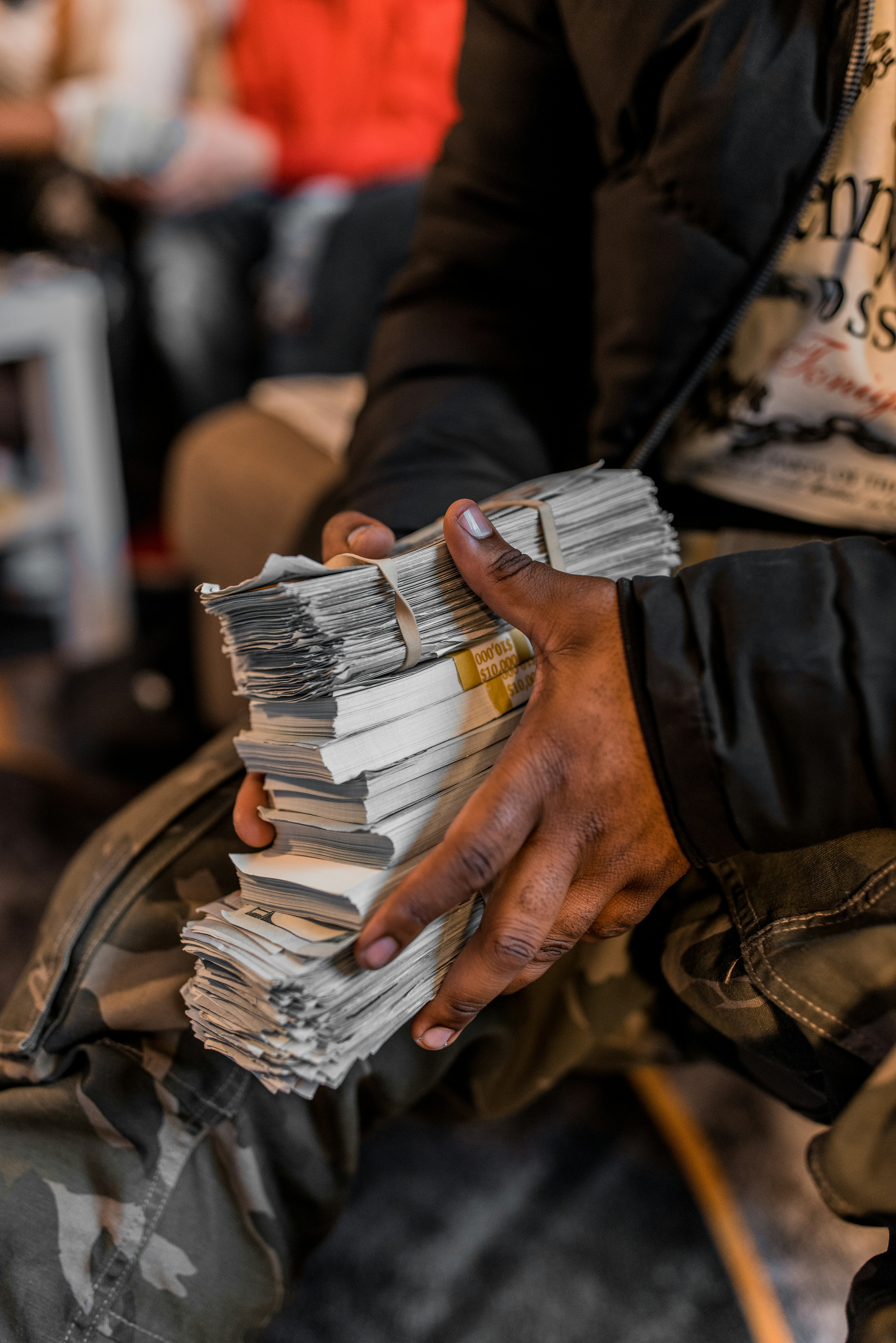 Stacks of Cash in a Handful of Moments