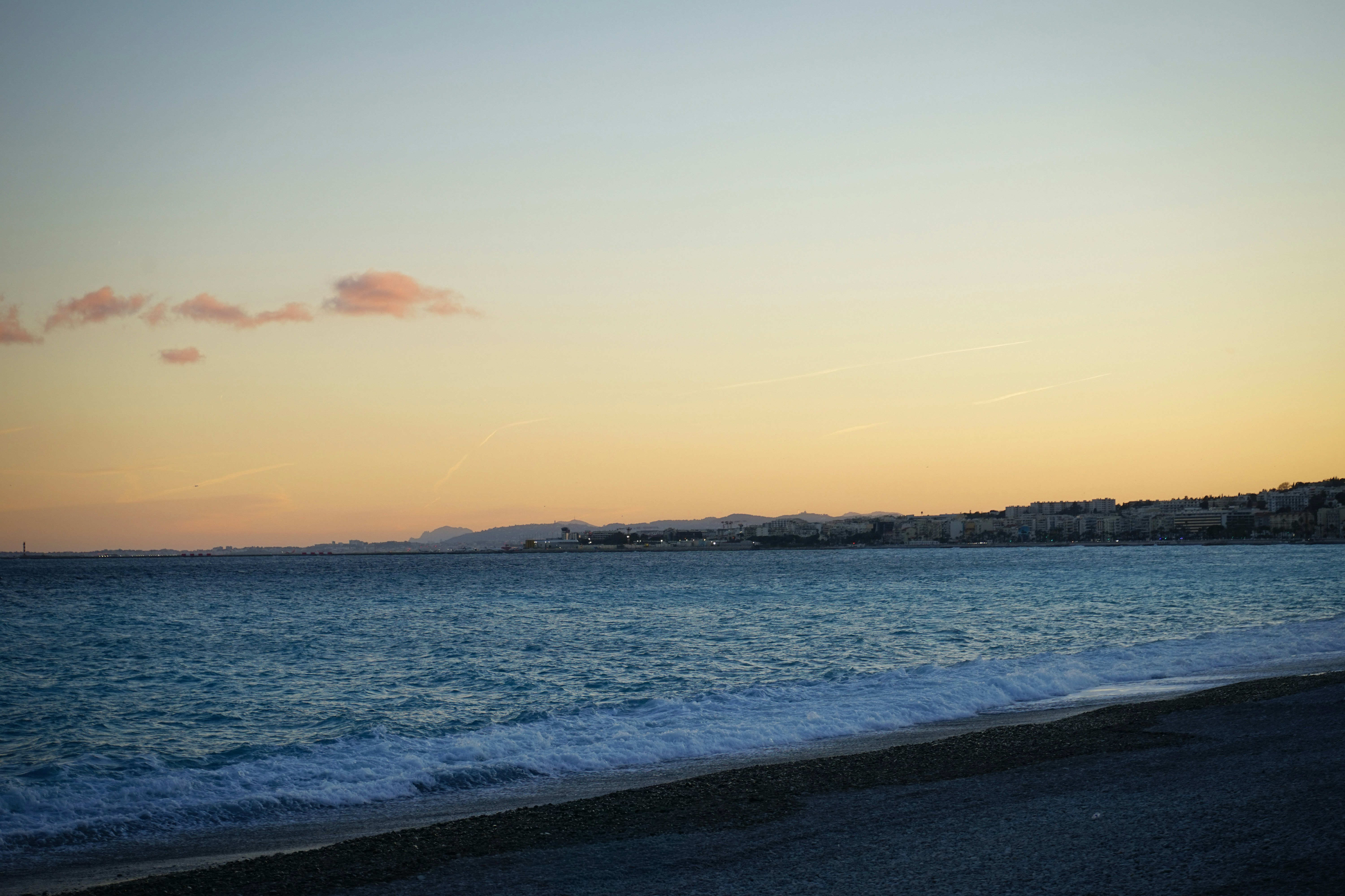 Sunset Over Quiet Coastal Edge