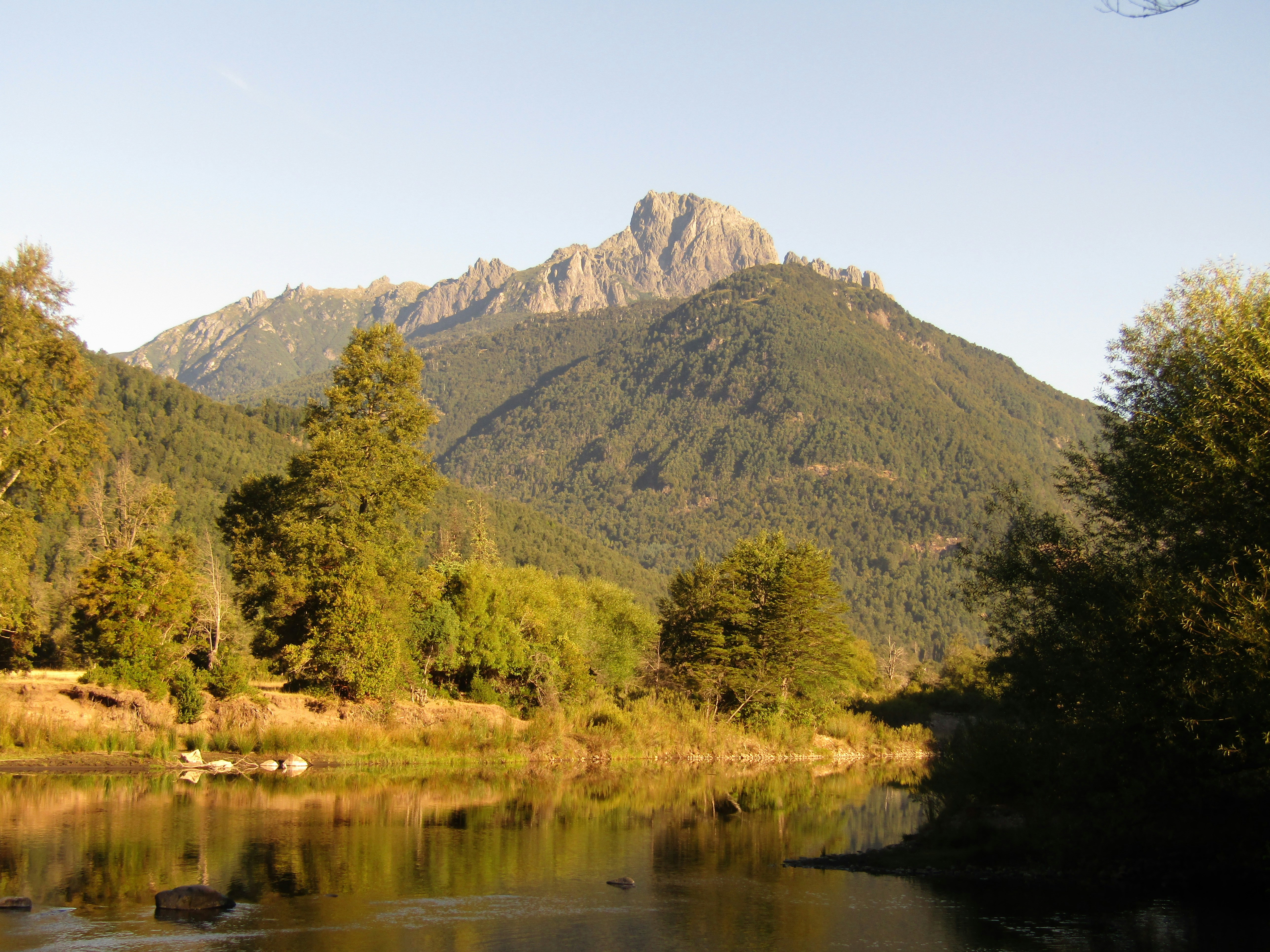 Mountain Reflections at Dusk