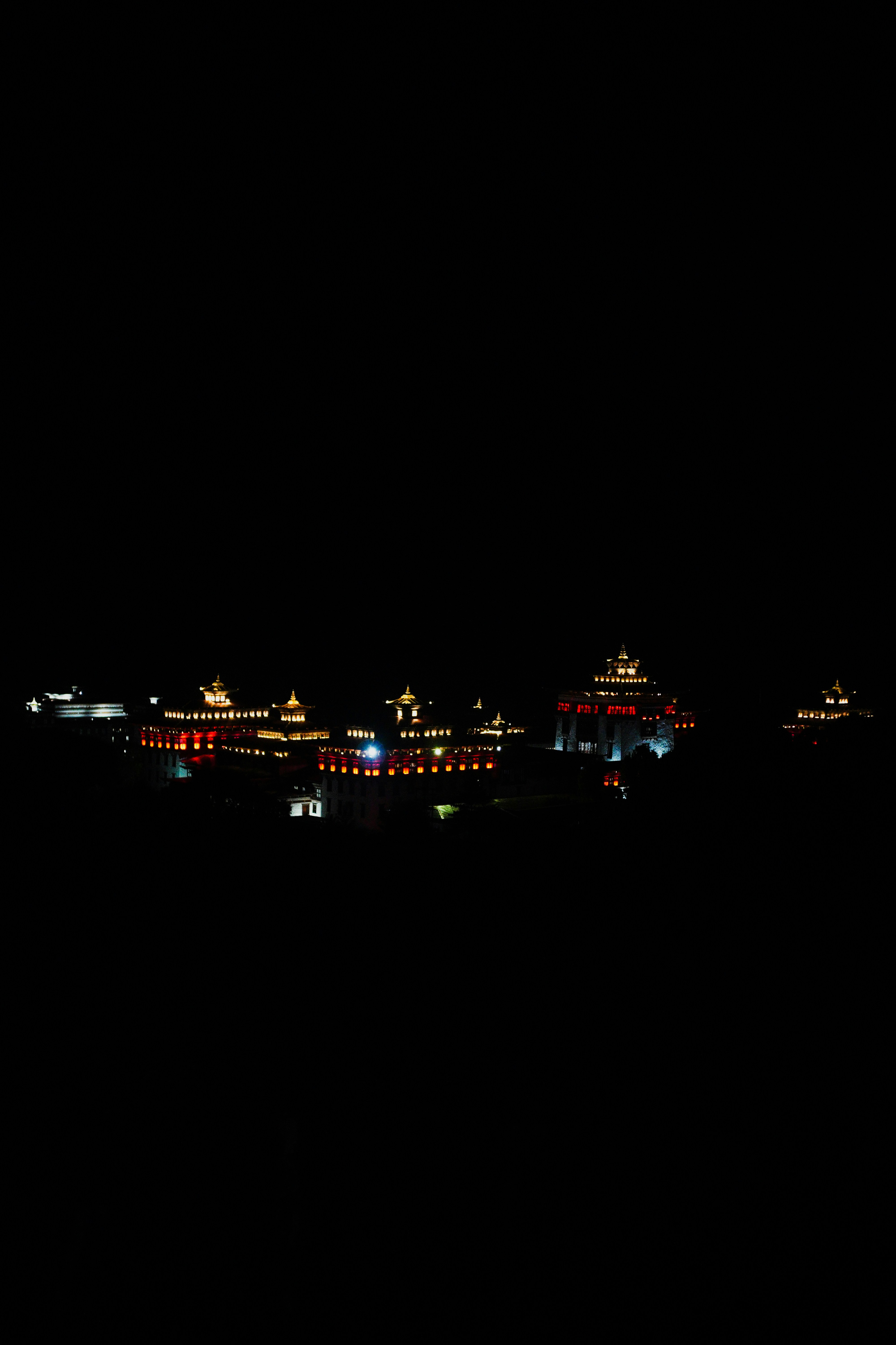 Nightlights in the Hilltop Compound