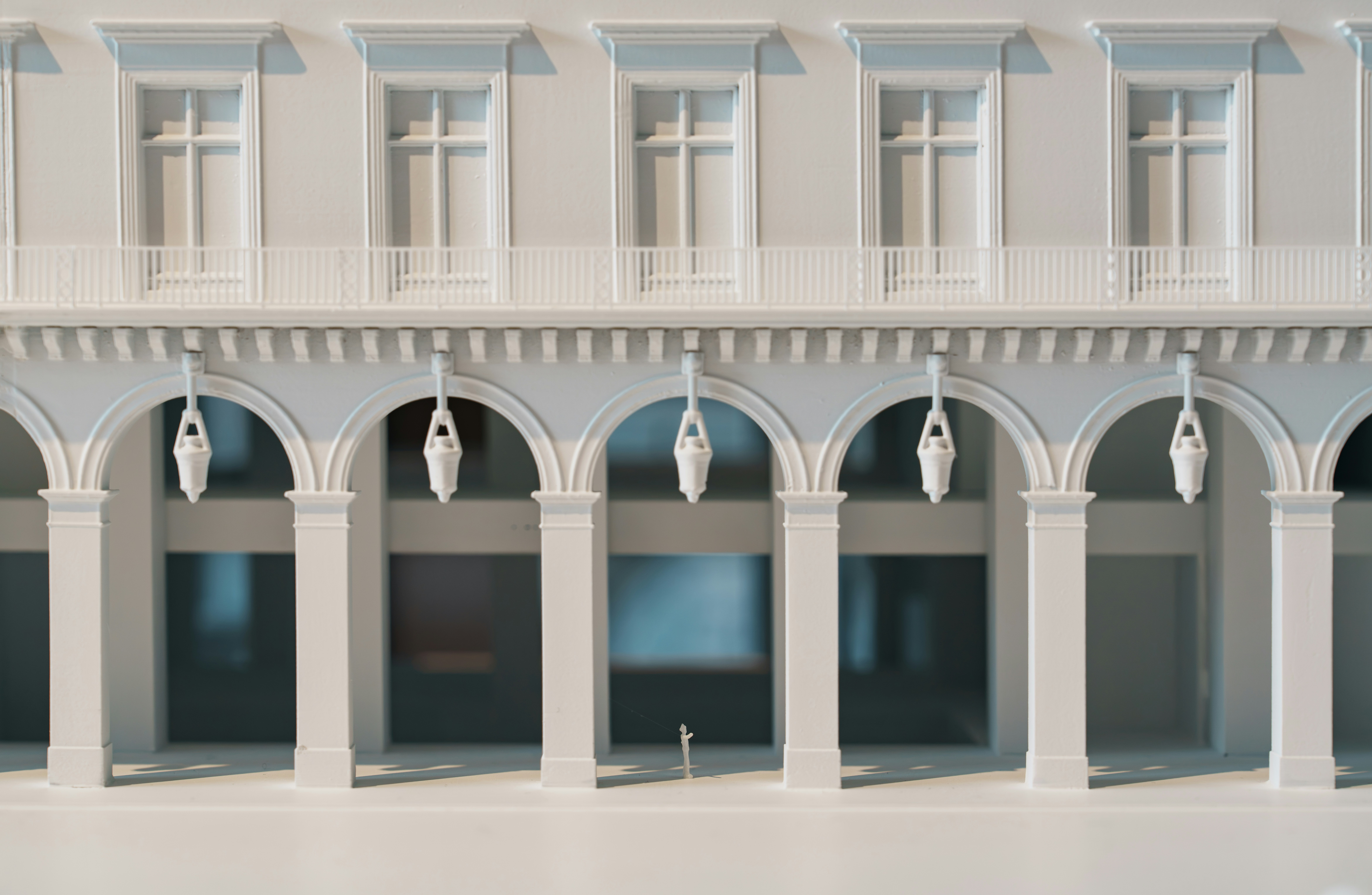 Symmetrical Arcade of Quiet Arches