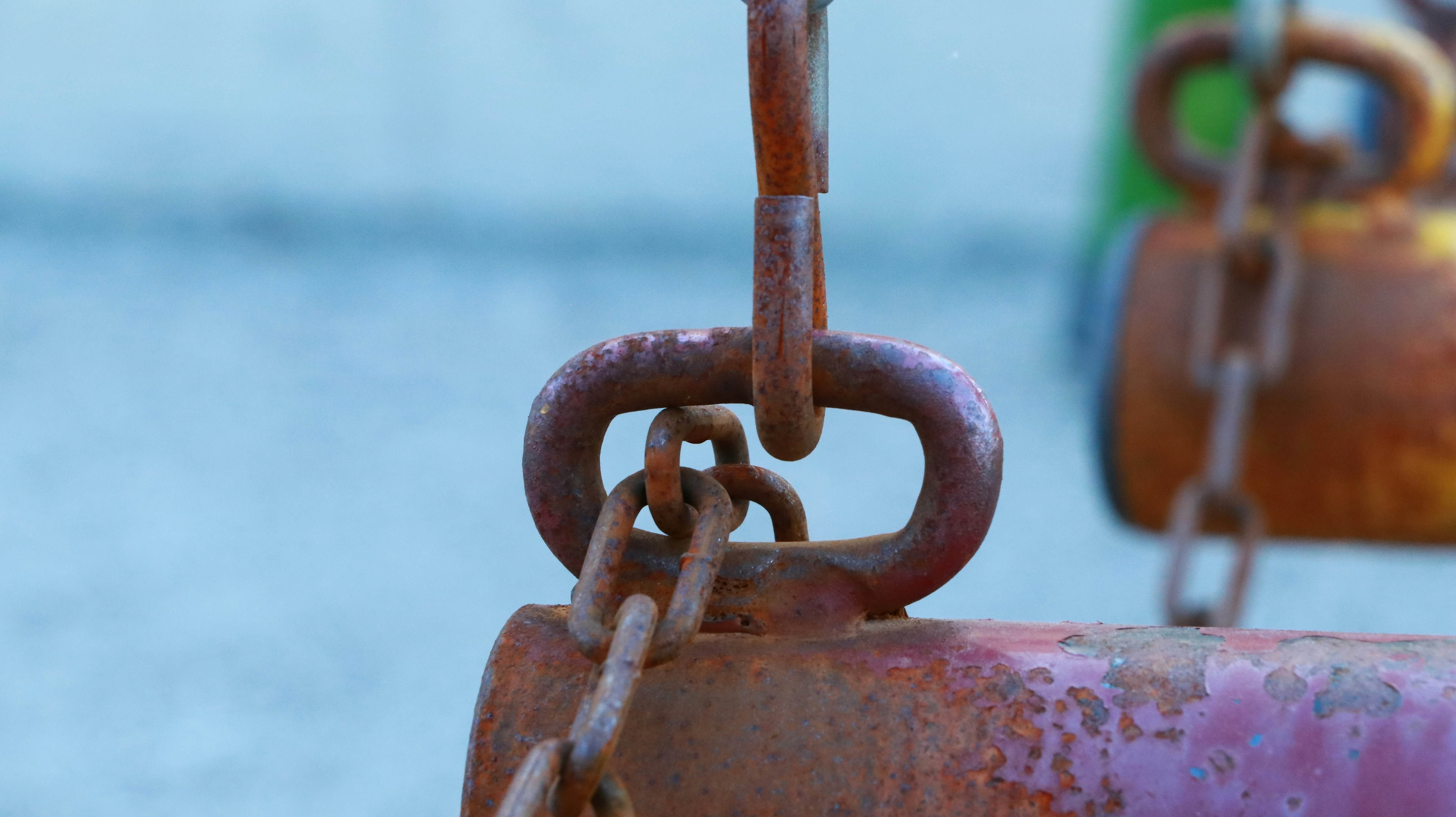 Rusted Chain Loop: Quiet Truths of Weathered Metal