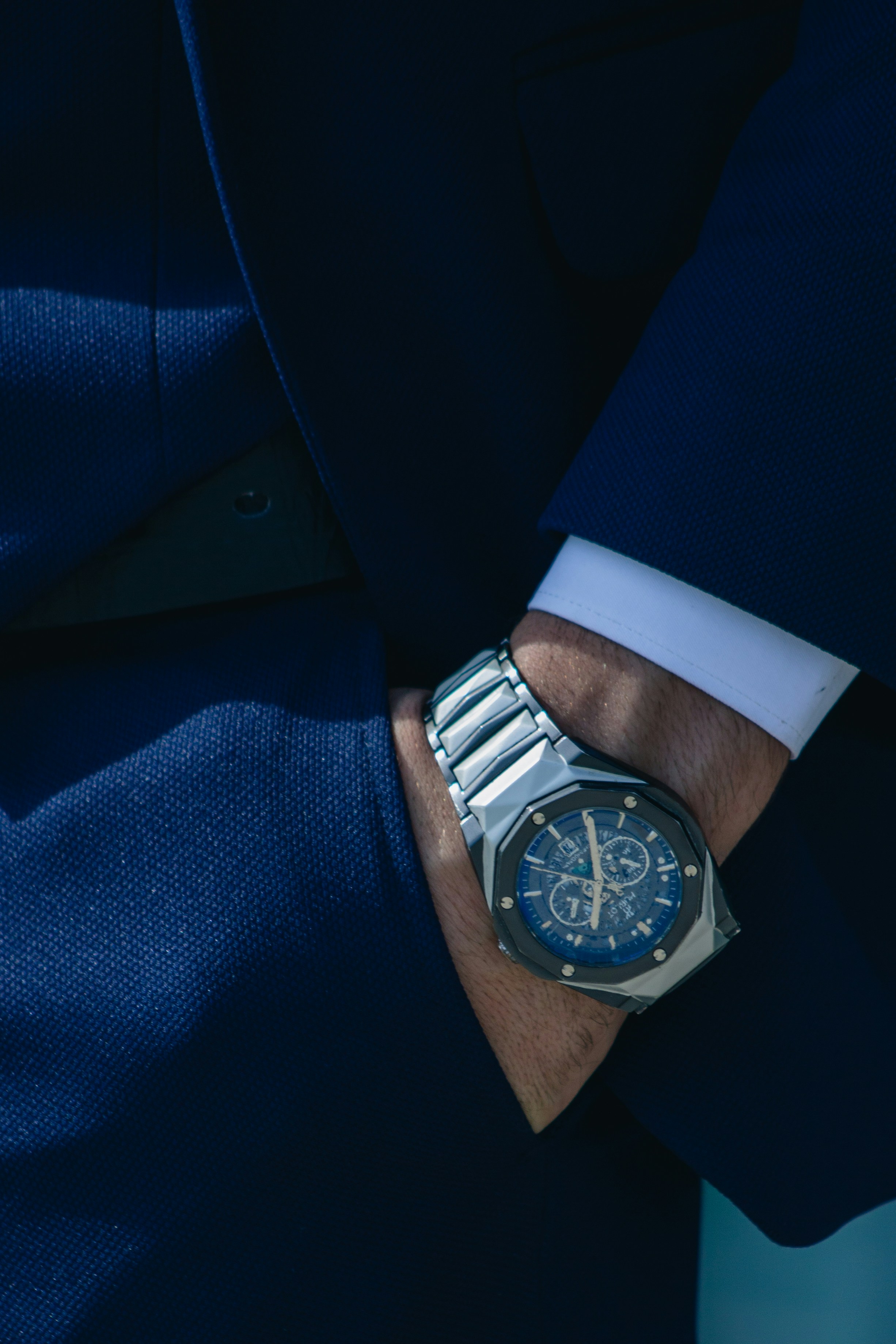Chronograph Confidence: A Gentleman’s Blue Steel