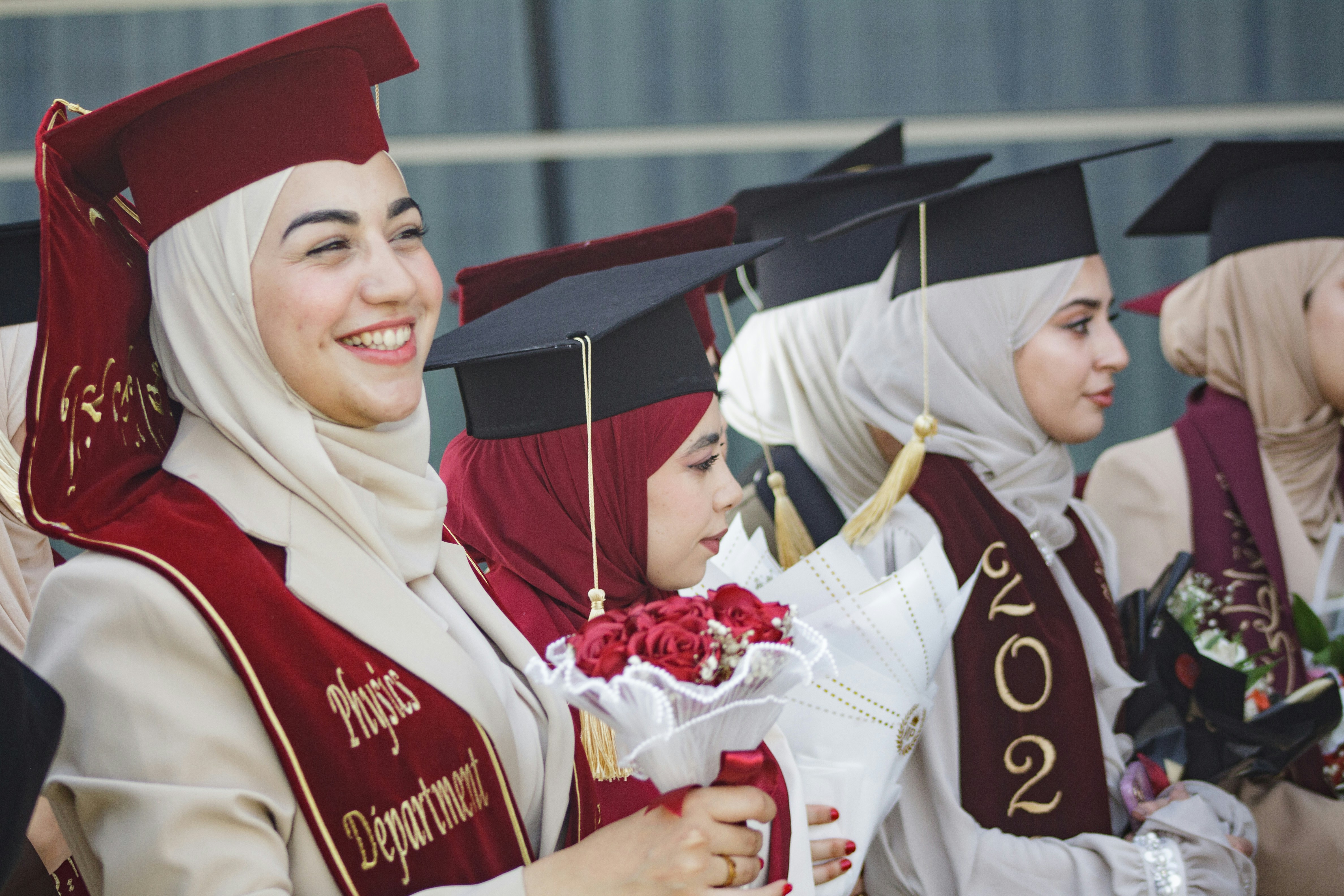 First Smile in Velvet Caps: A Graduation Parade