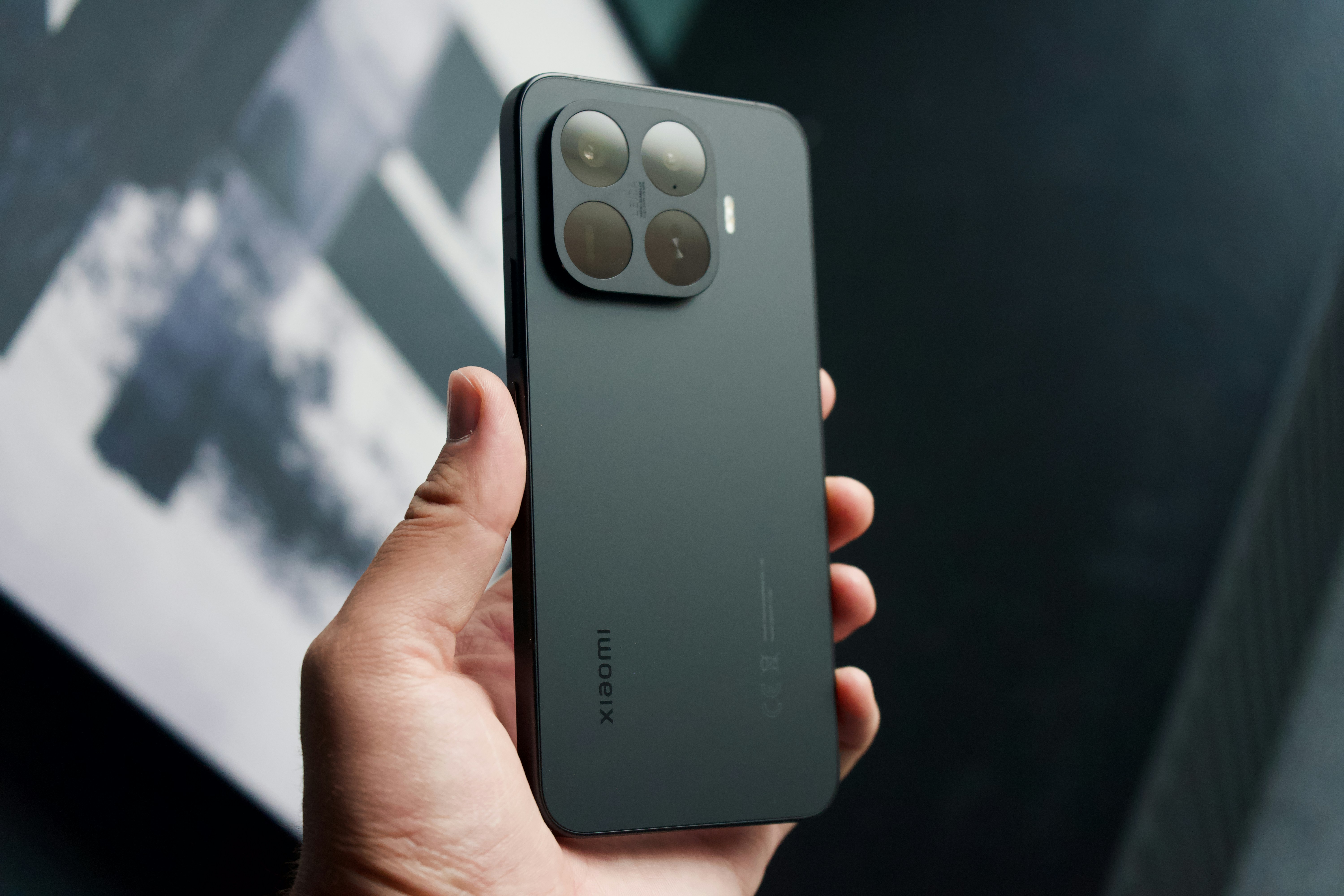 In-Hand Portrait of a Modern Smartphone with Lush Matte Finish