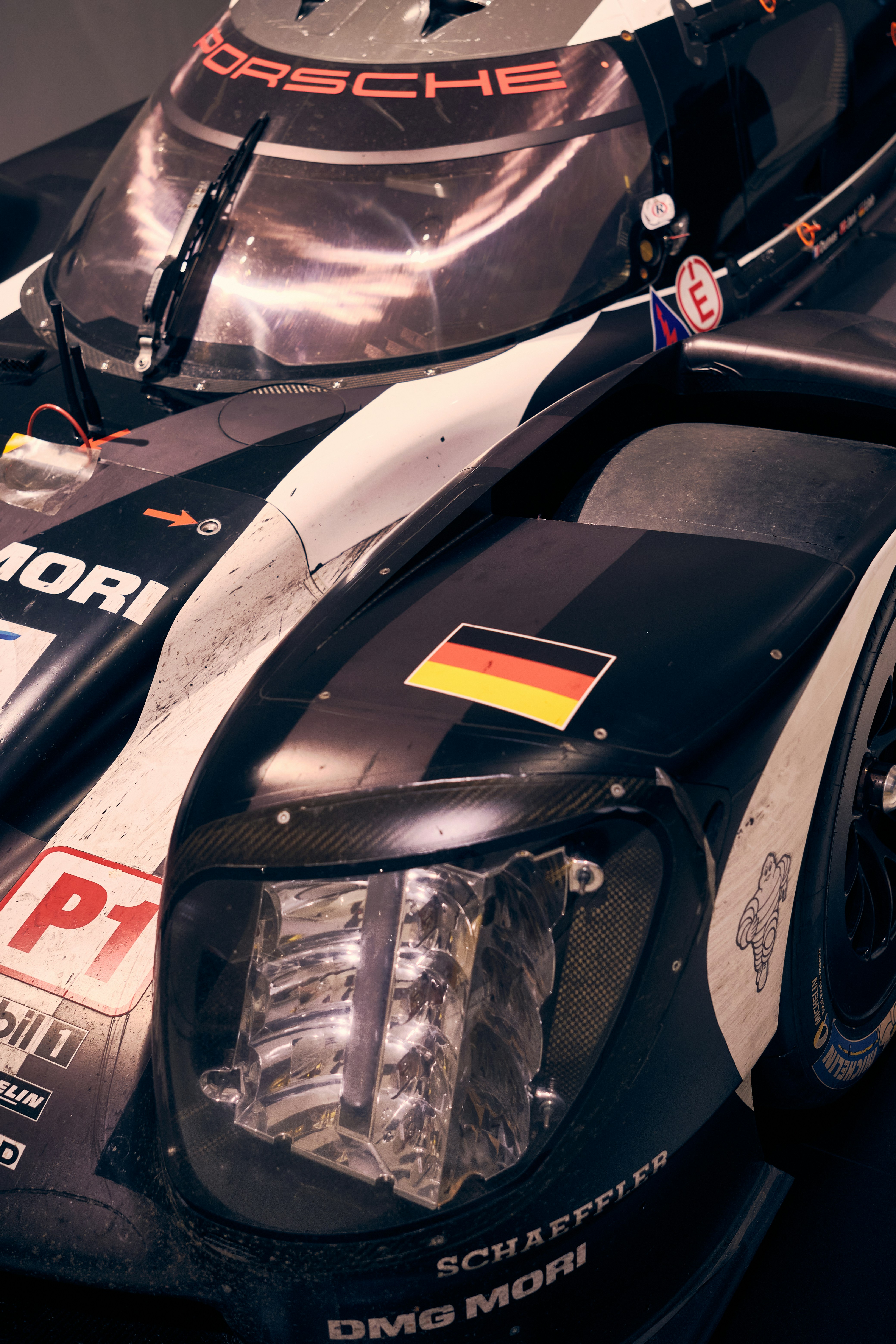 German Flag on a Midnight Racing Contender
