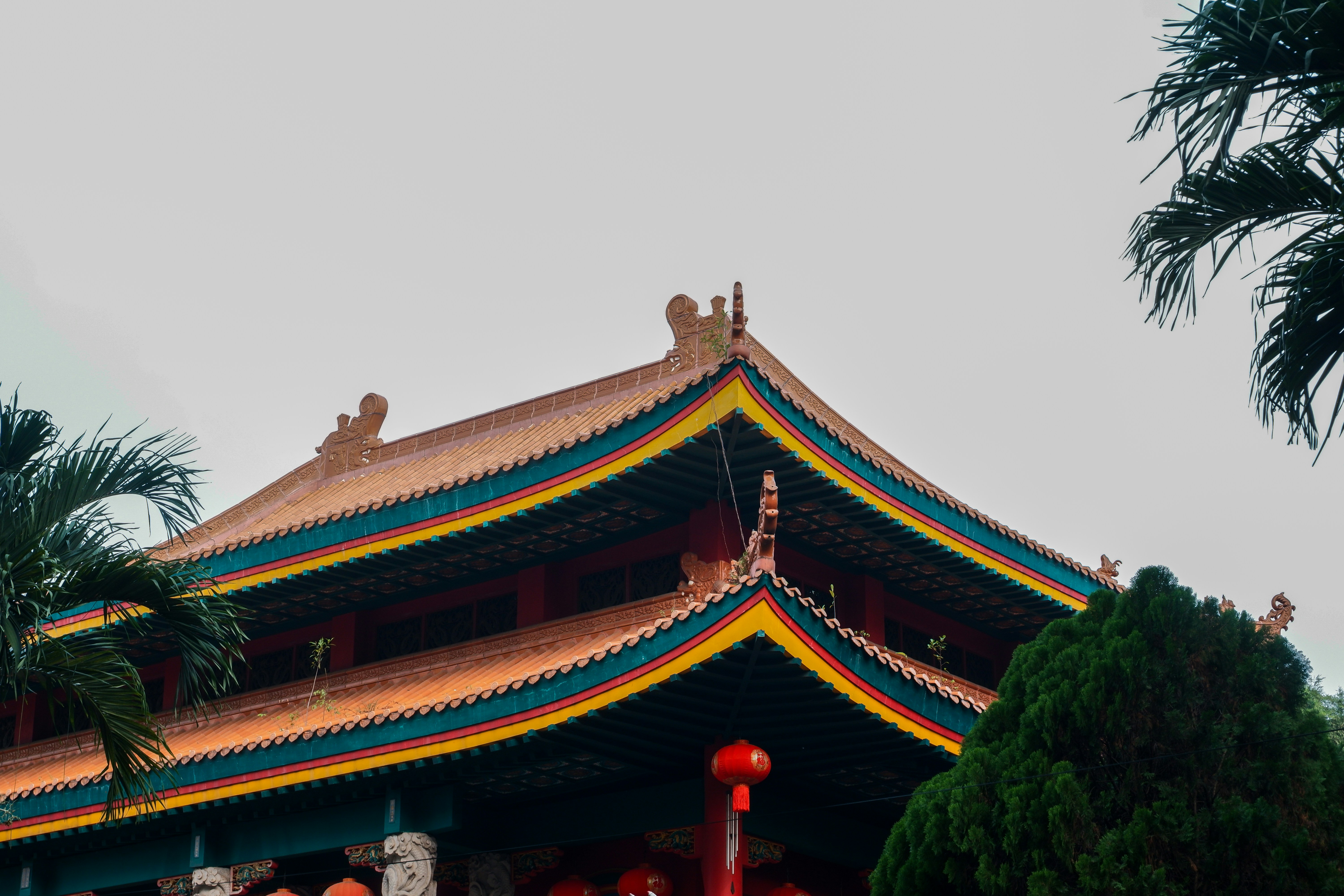 Temple Roof Lines: A Guan Yin of Colors