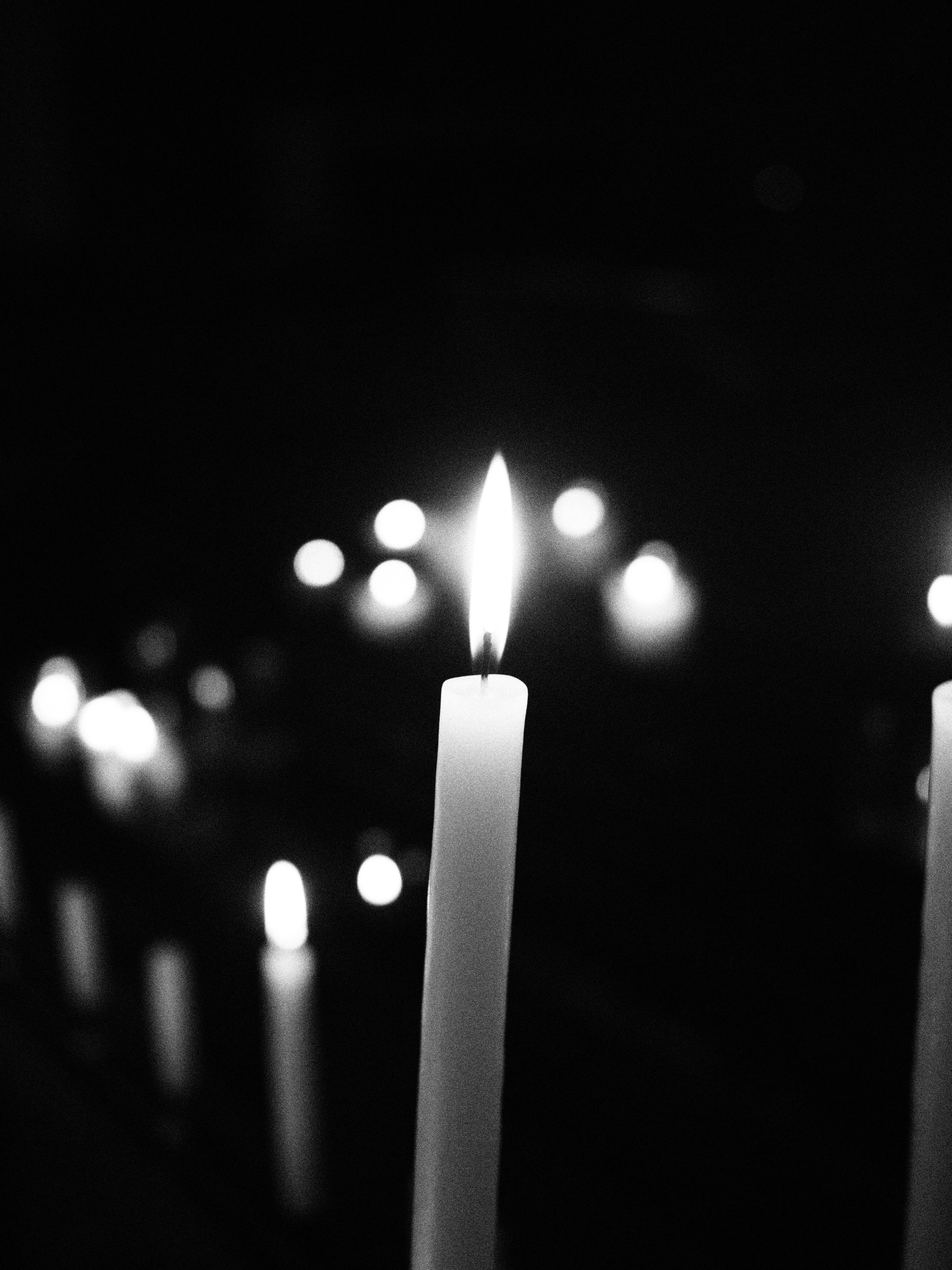 Candlelight in Focus: A Quiet Anthem of Night