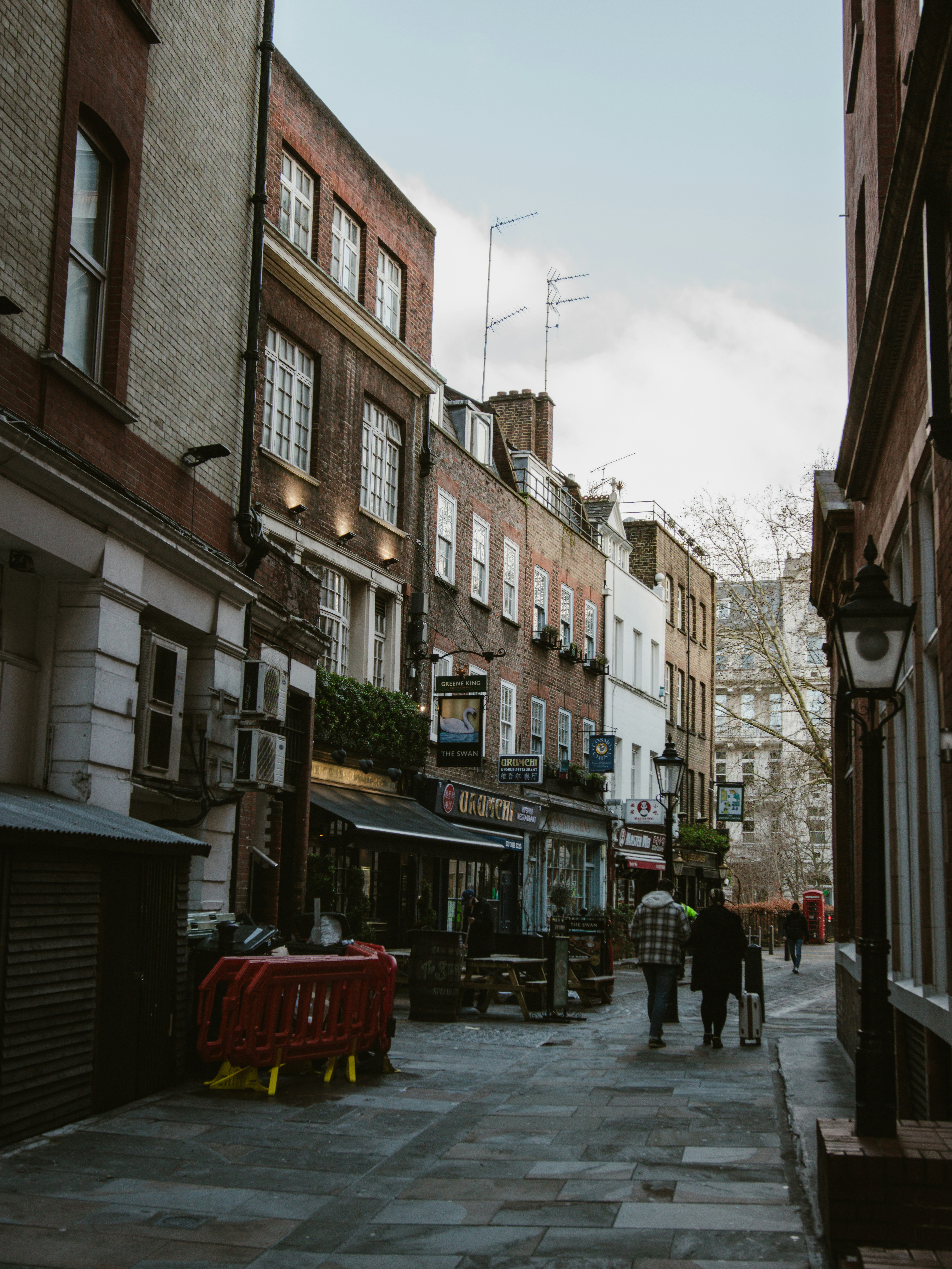 Cobbled Lane in the Soft Evening Light