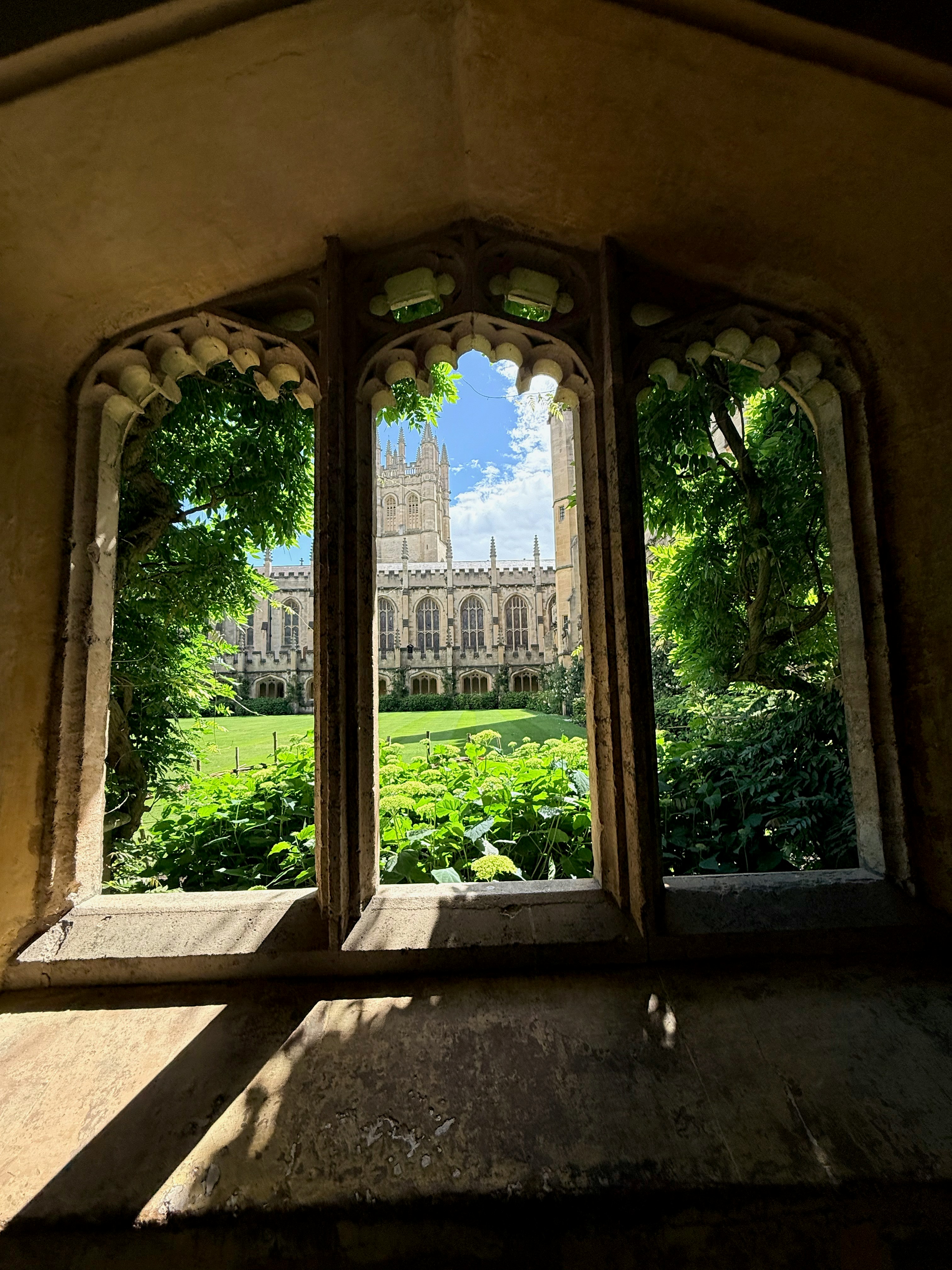 Gothic Cathedral Through a Fenestra
