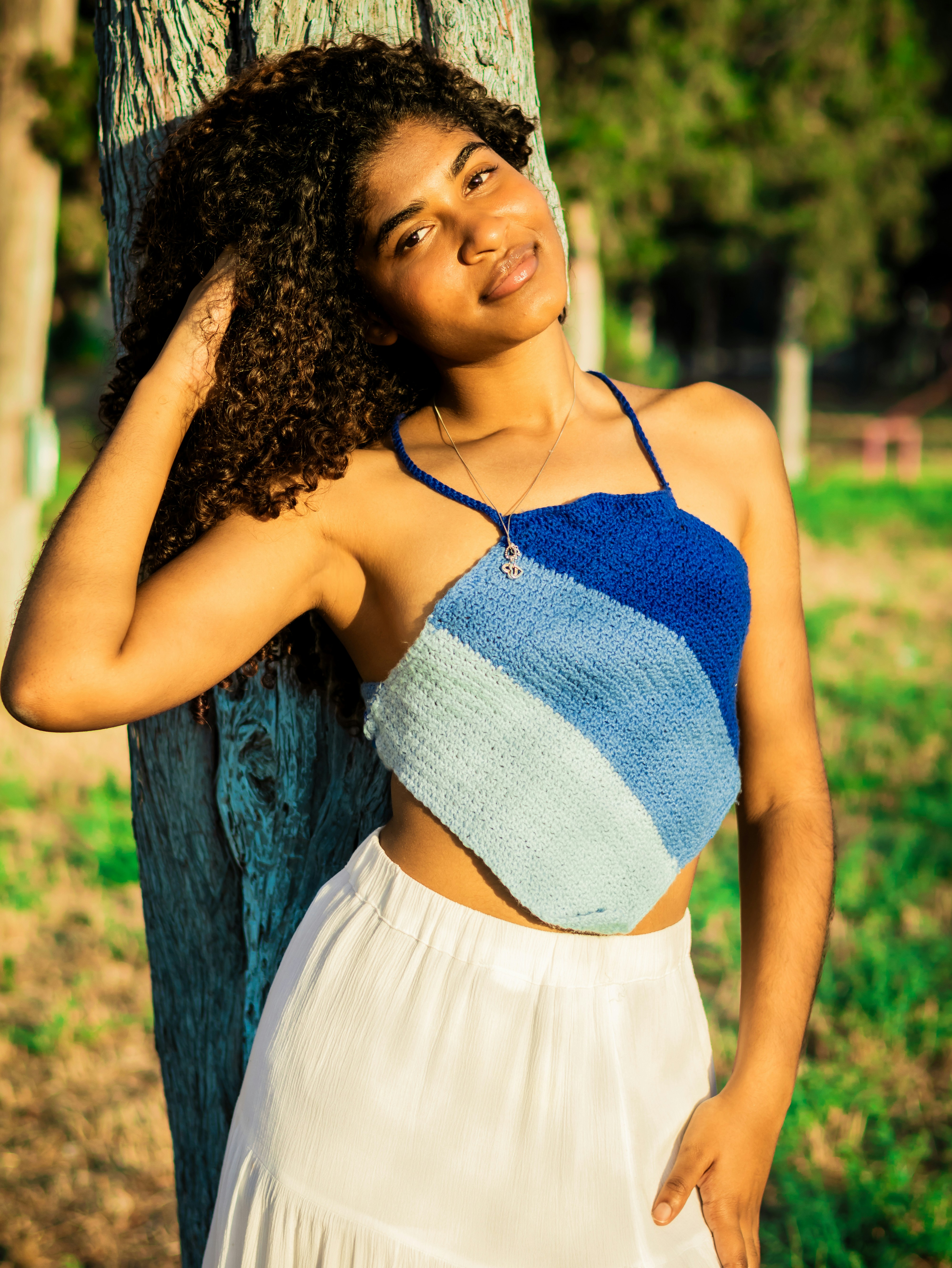 Sunlit Confidence: A Portrait in Warm Summer Light
