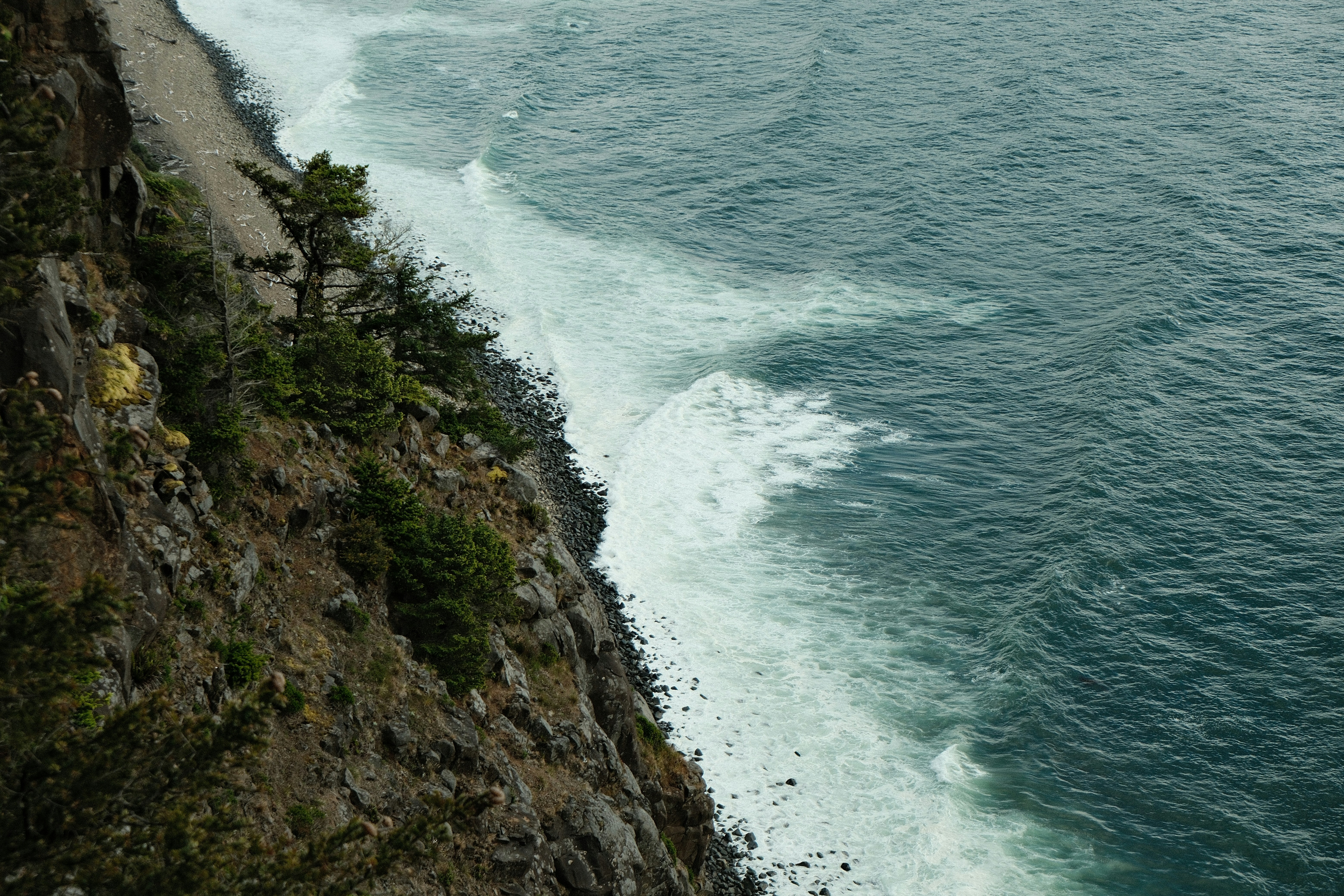 Cliffside Edge: A Quiet Coastline Scene