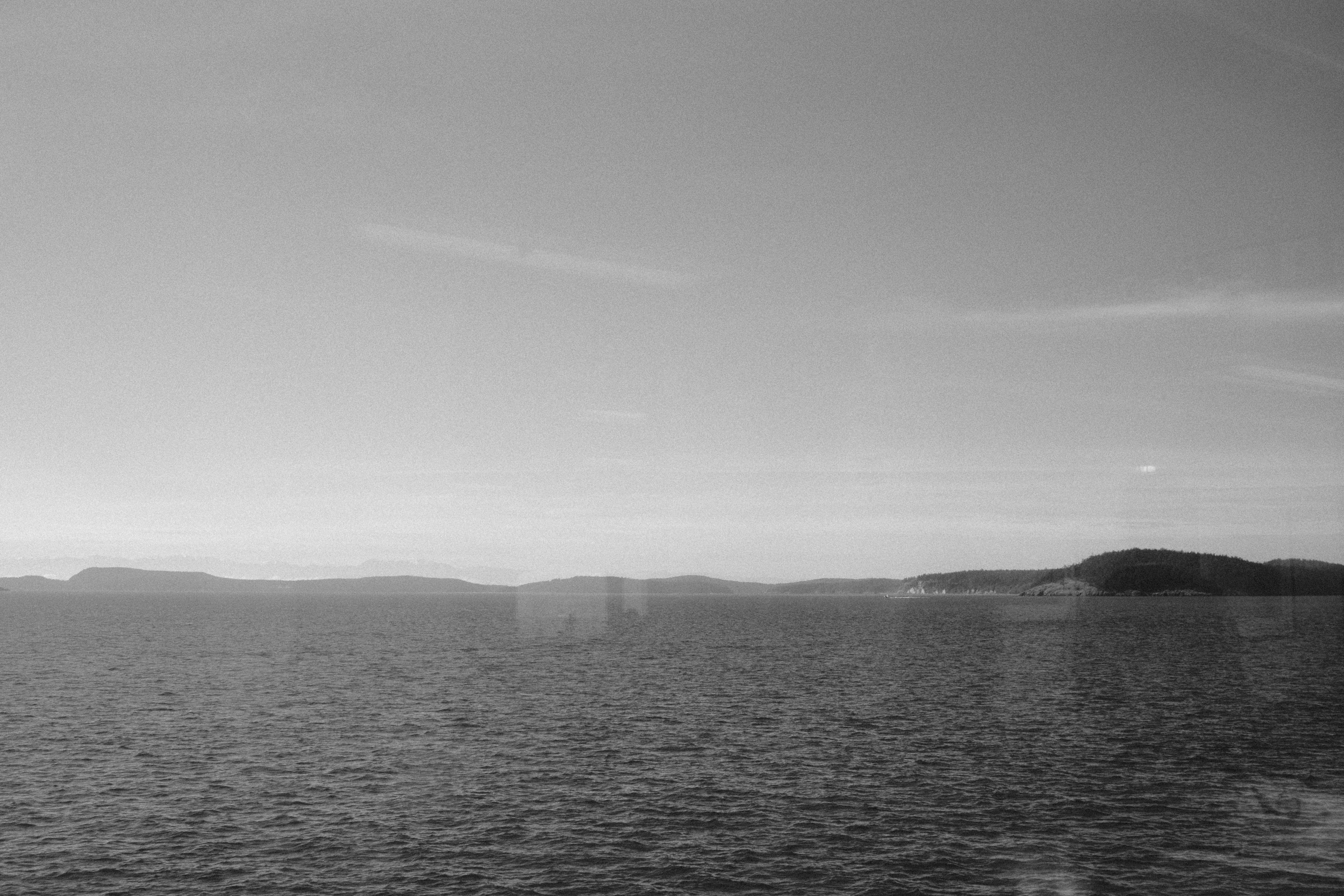 Horizon Silence over a Misty Sea